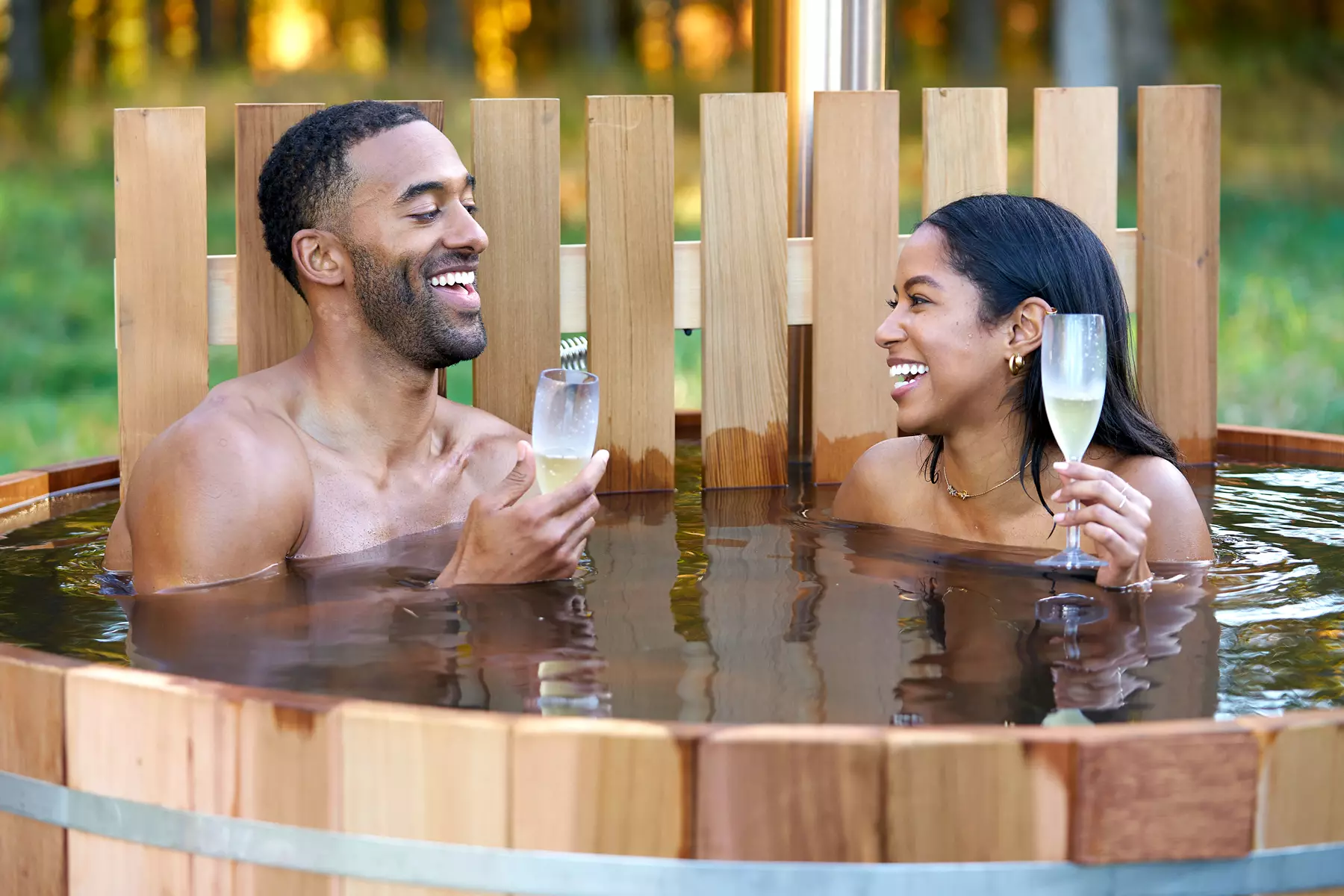 Bachelor Matt at Bri sa Nemacolin hot tub