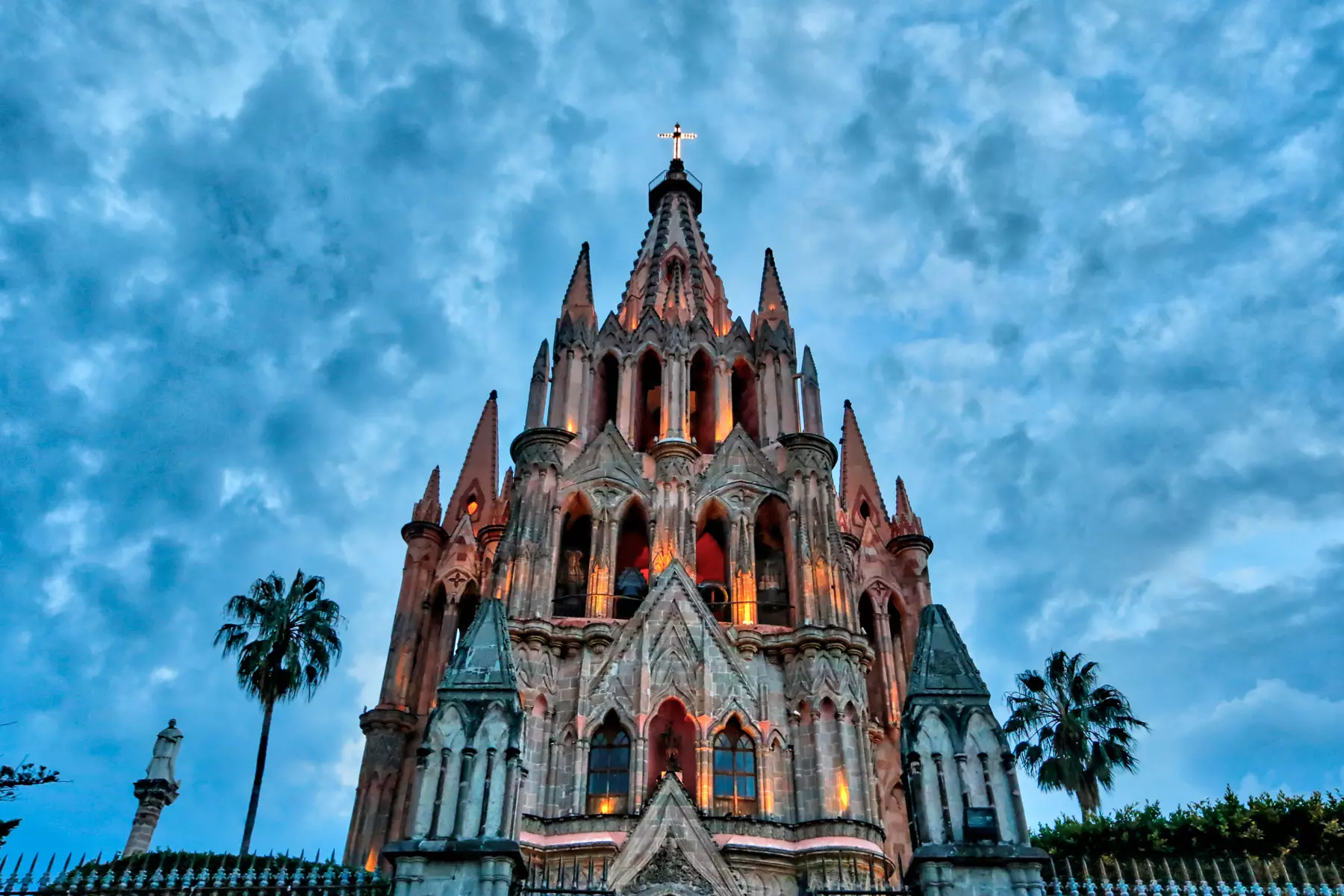 Parroquia de San Migel Arcangel, San-Migel de Allende, Guanaxuato, Meksika