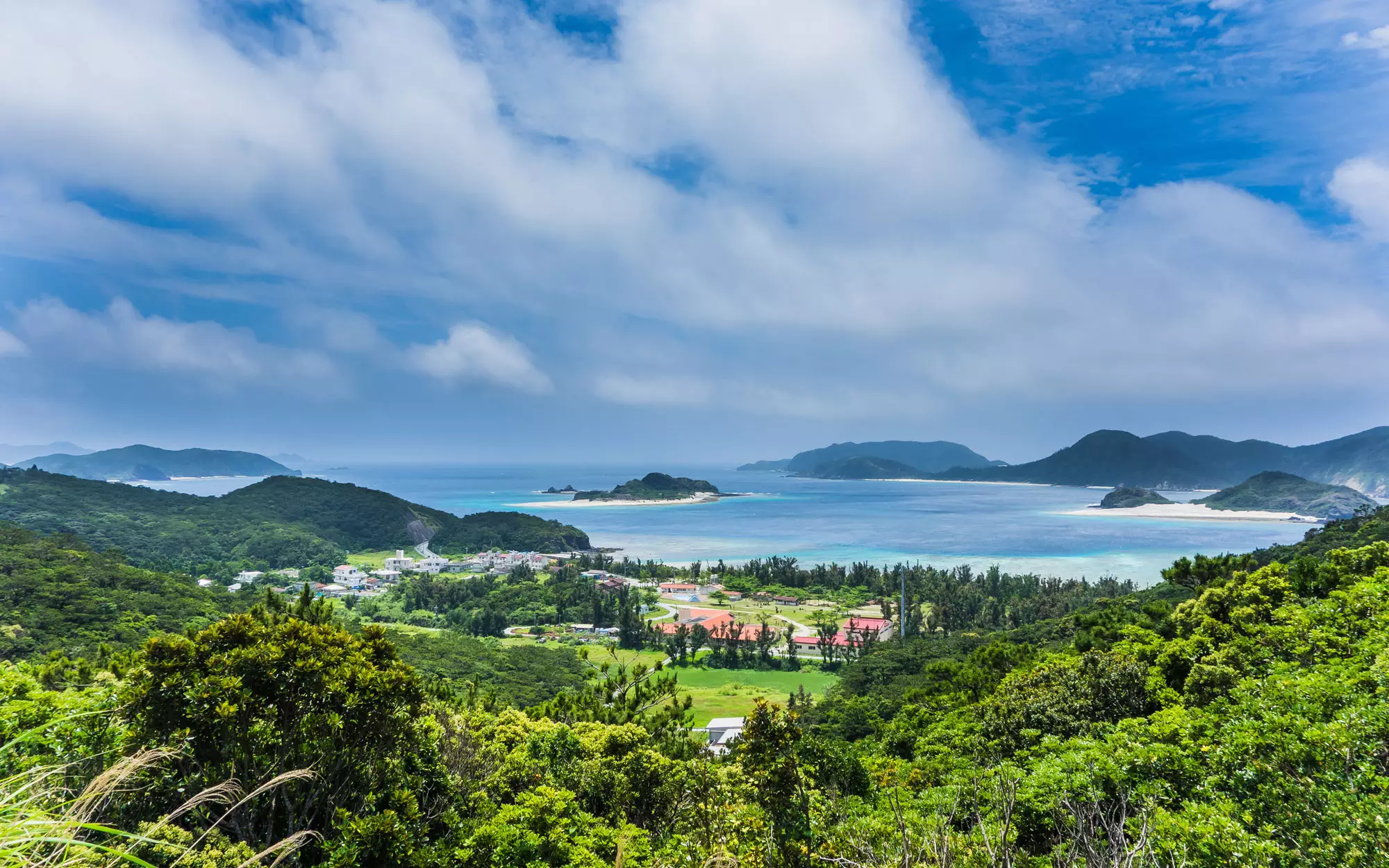 沖縄県座間味島の風景