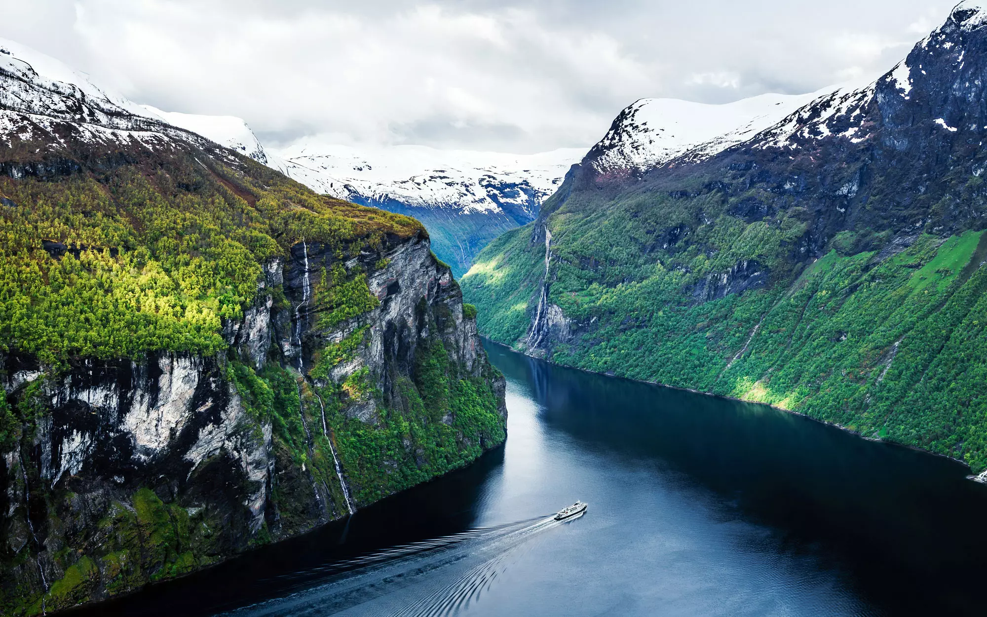 Geirangerfjord, Norveška, Europa