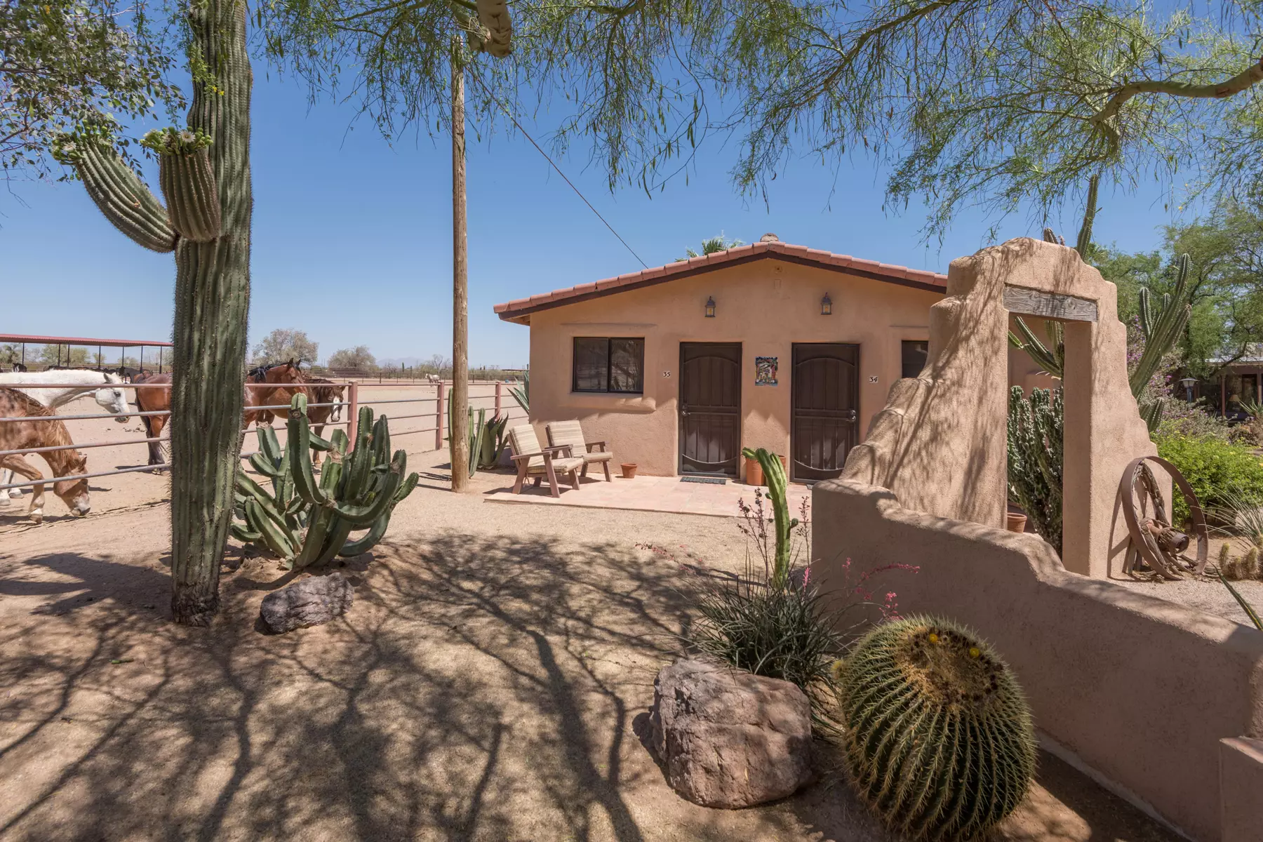 Exterior no White Stallion Ranch en Arizona