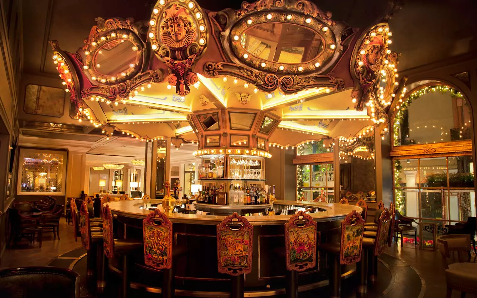 Carousel Bar ntawm Hotel Monteleone hauv New Orleans