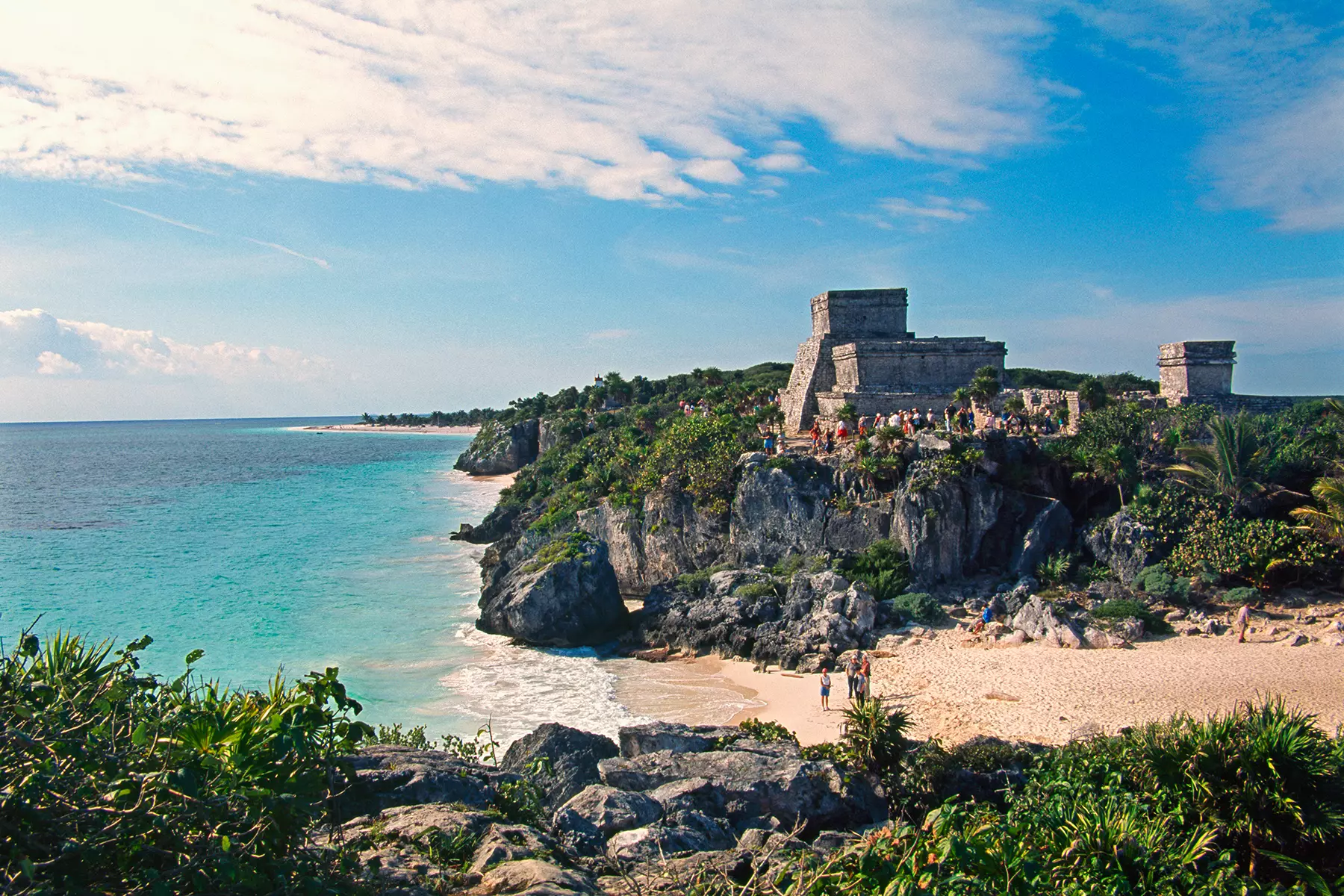 የ Ruinas de Tulum ዋና መቅደስ