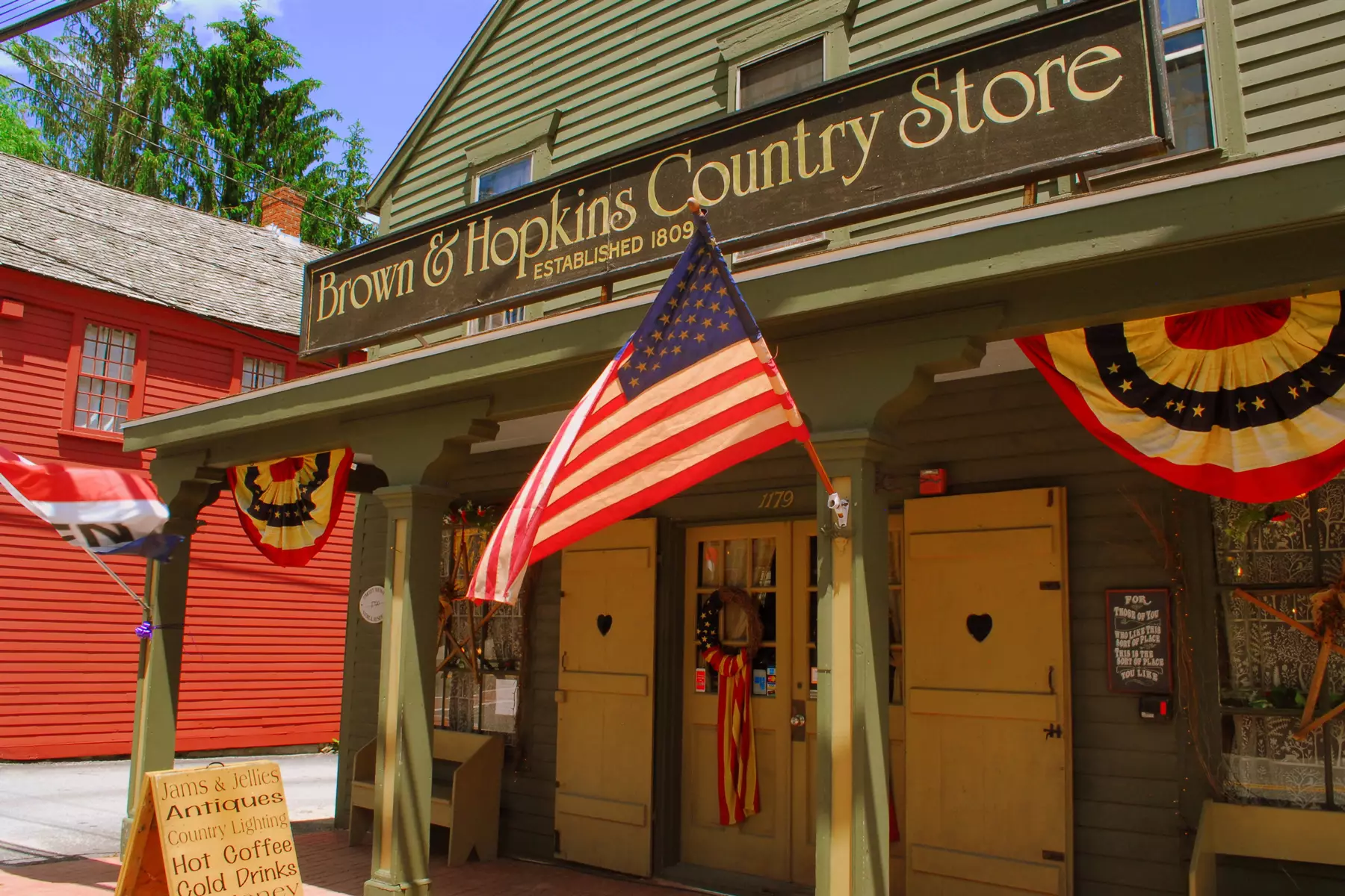 Brown & Hopkins Country Store på Rhode Island