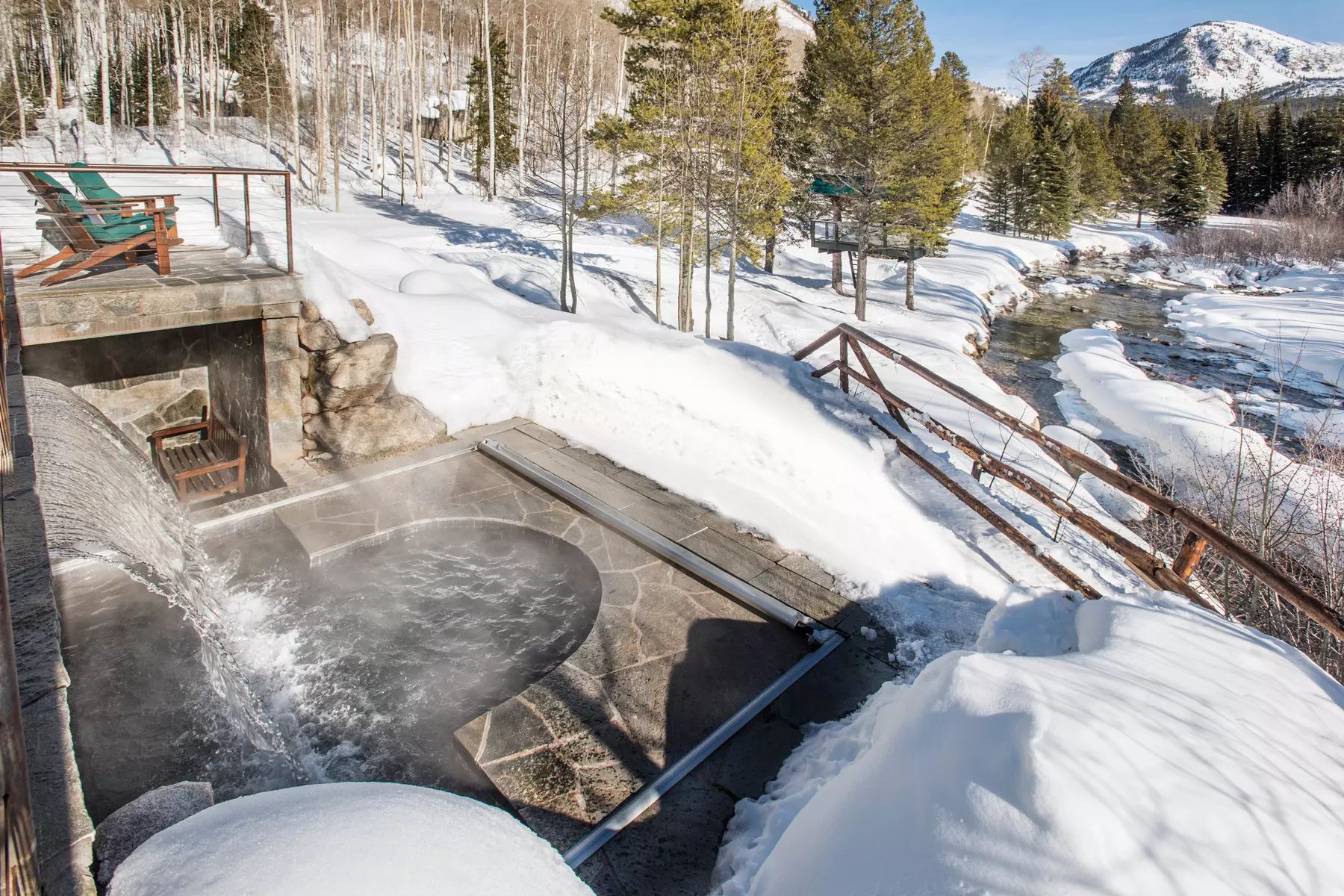 Winter in Aspen auf der Dunbar Ranch