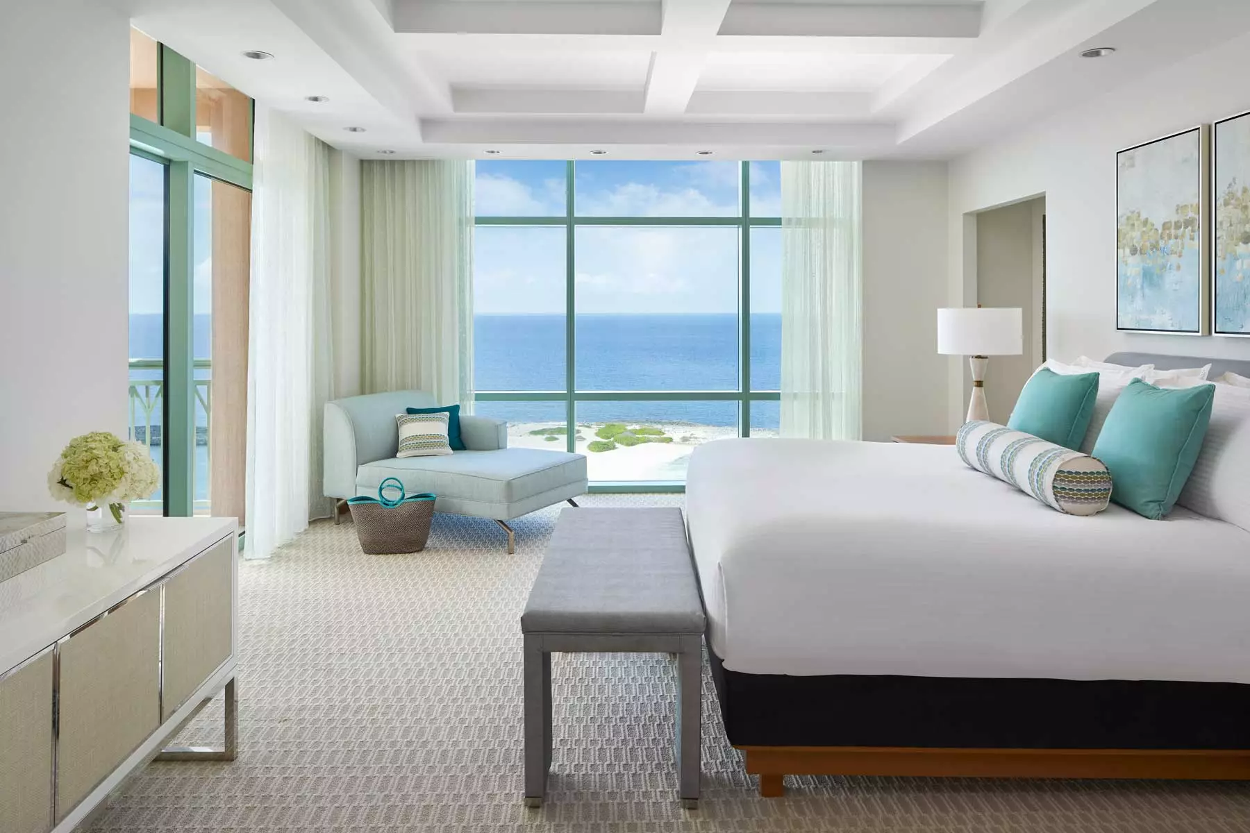 Atlantis Paradise Island Sapphire Suite Bedroom