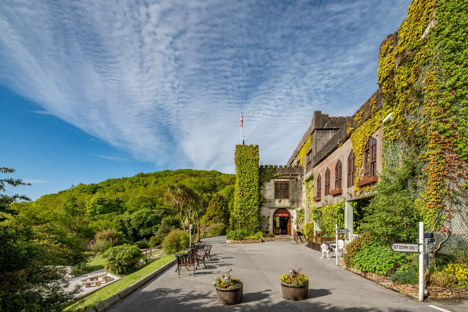 Entrada del castell d'Abbeyglen