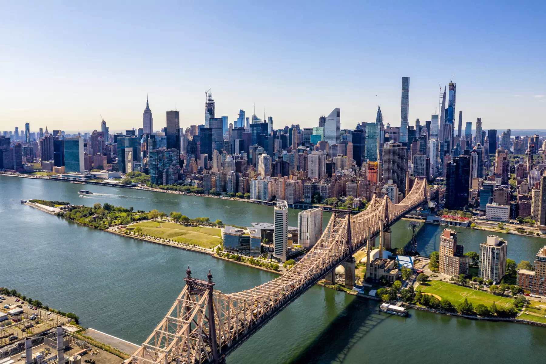 aerfoto de Roosevelt Island