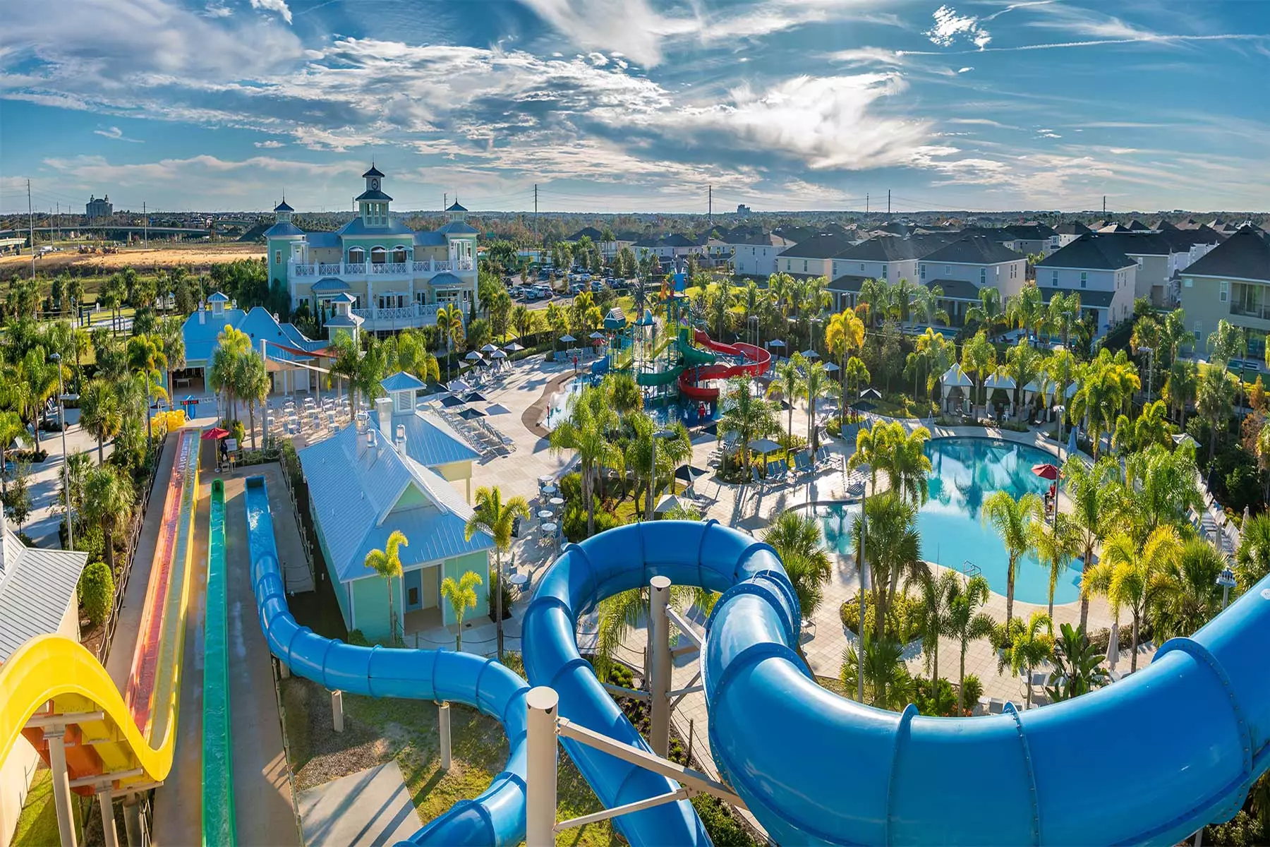 Parque acuático en Encore Resort en Reunion