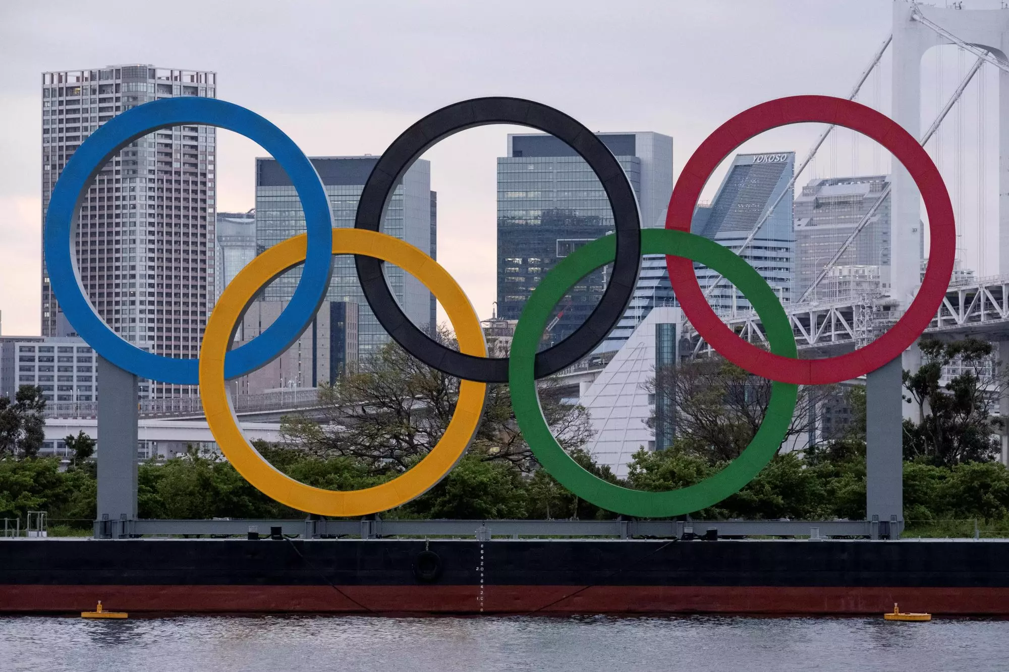 Olympic rings sa Tokyo