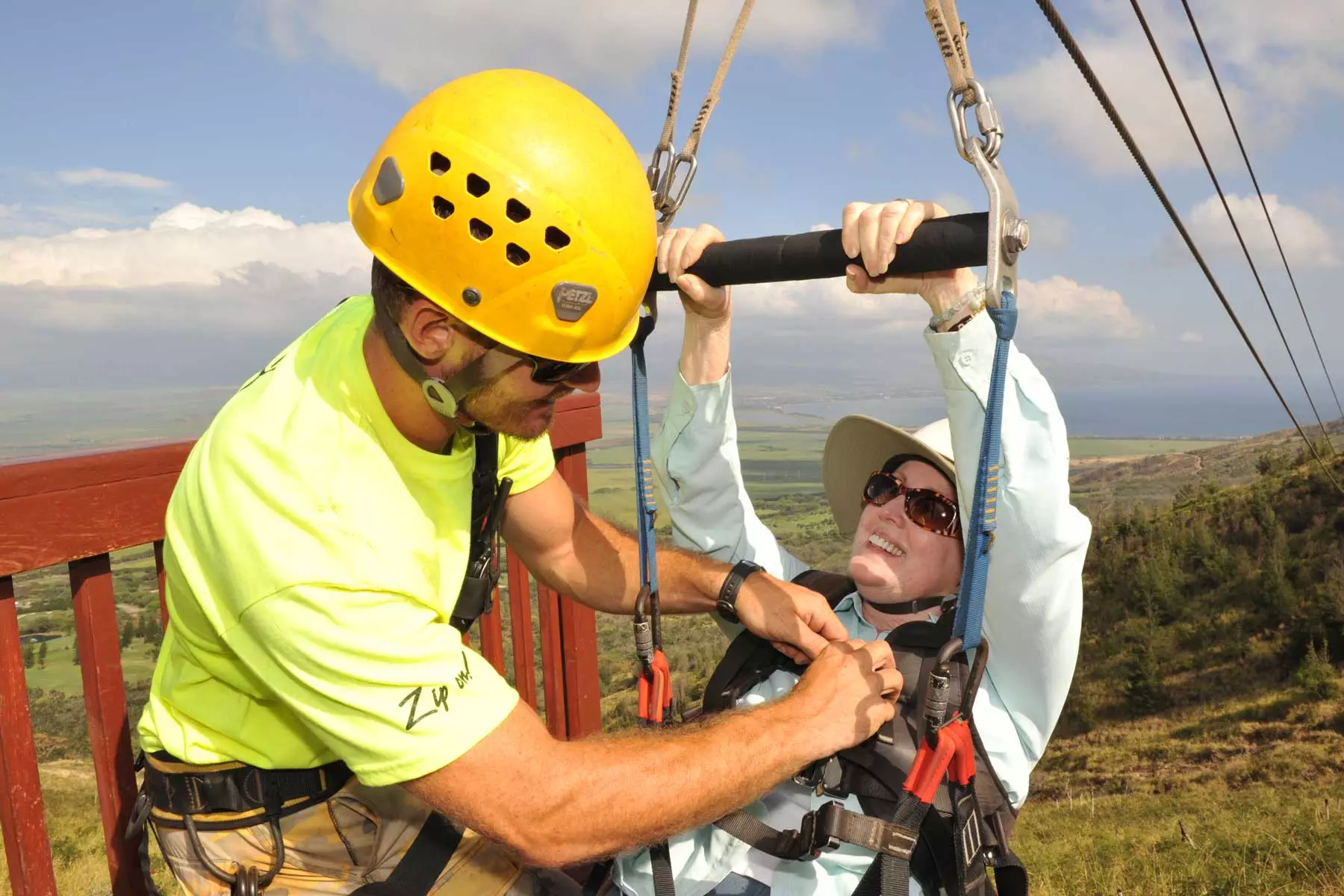 Zipline më i gjatë dhe më i shpejtë në Hawaii