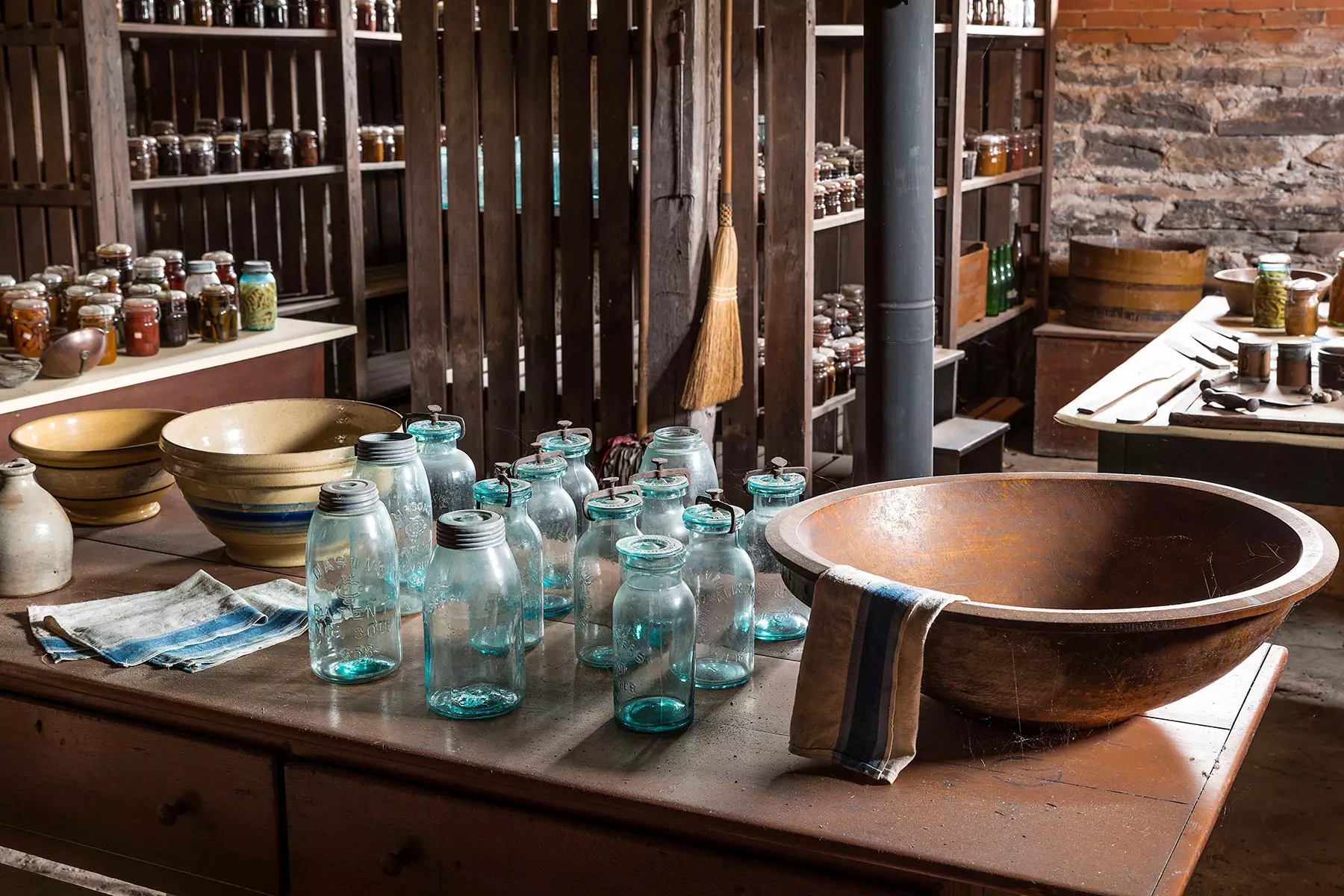 Canning room, Hancock Shaker Village.