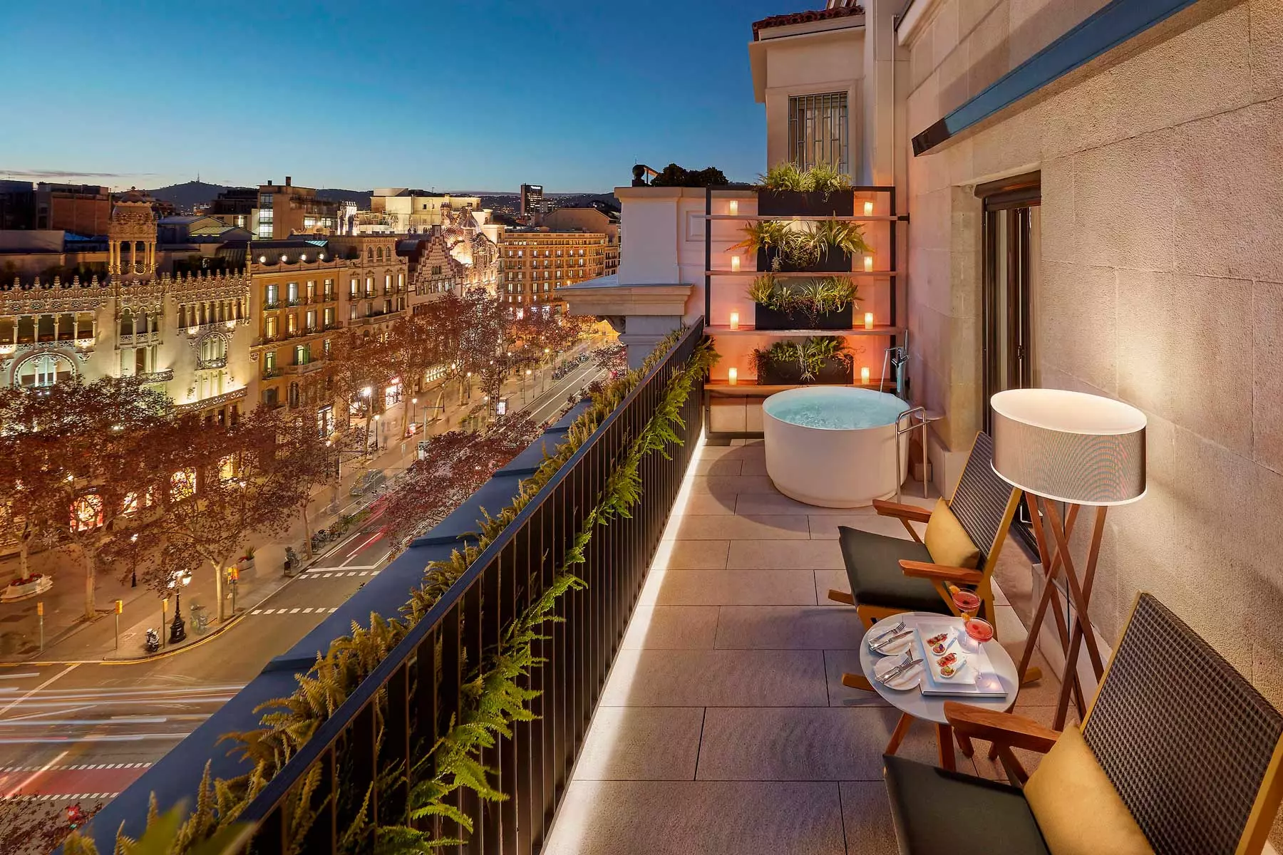 Mandarin Oriental, Barselona'da teras