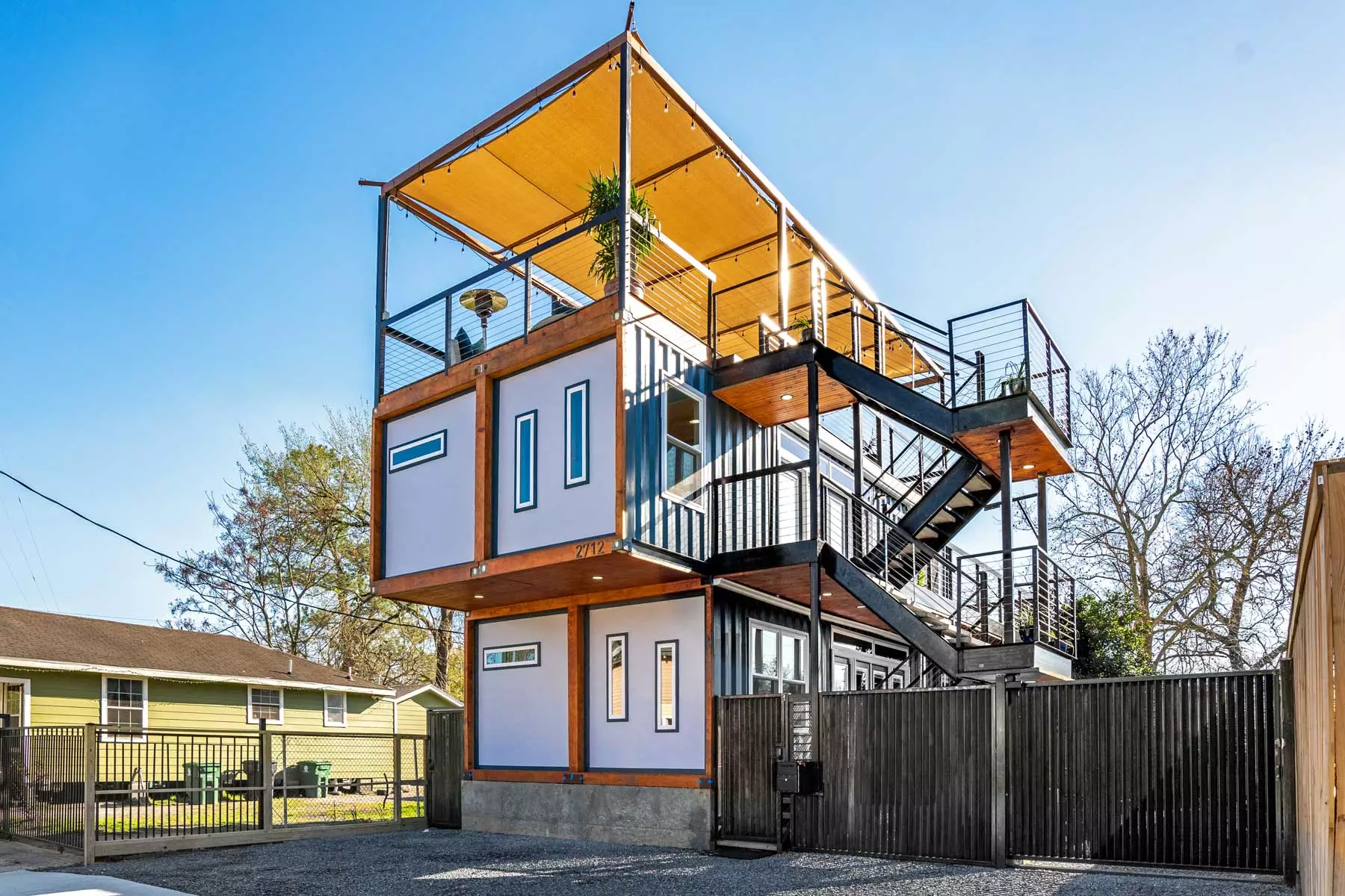 Kuća za otpremu kontejnera u Houstonu, Teksas, dostupna na Airbnb-u