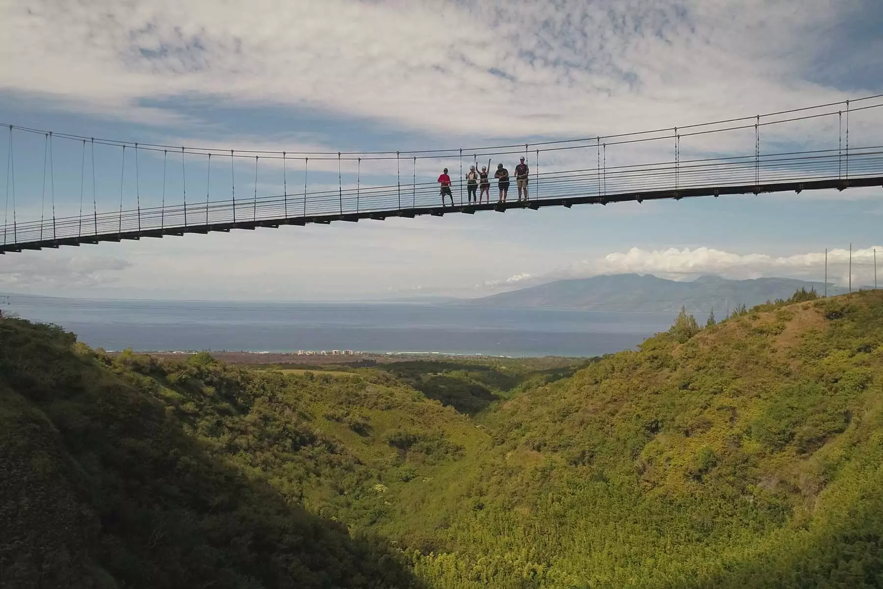 Cầu treo dài nhất ở Hawaii