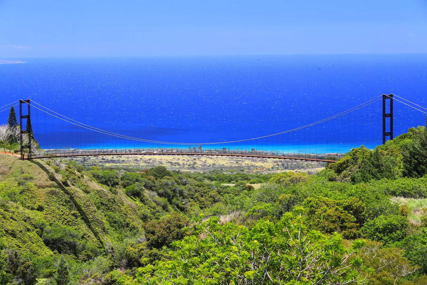 Cầu treo dài nhất ở Hawaii