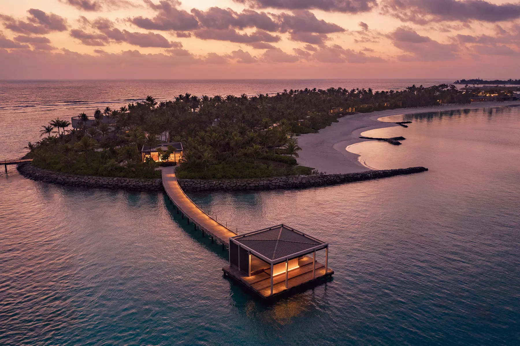 Ponton przylotu w The Ritz-Carlton Maldives, Wyspy Fari