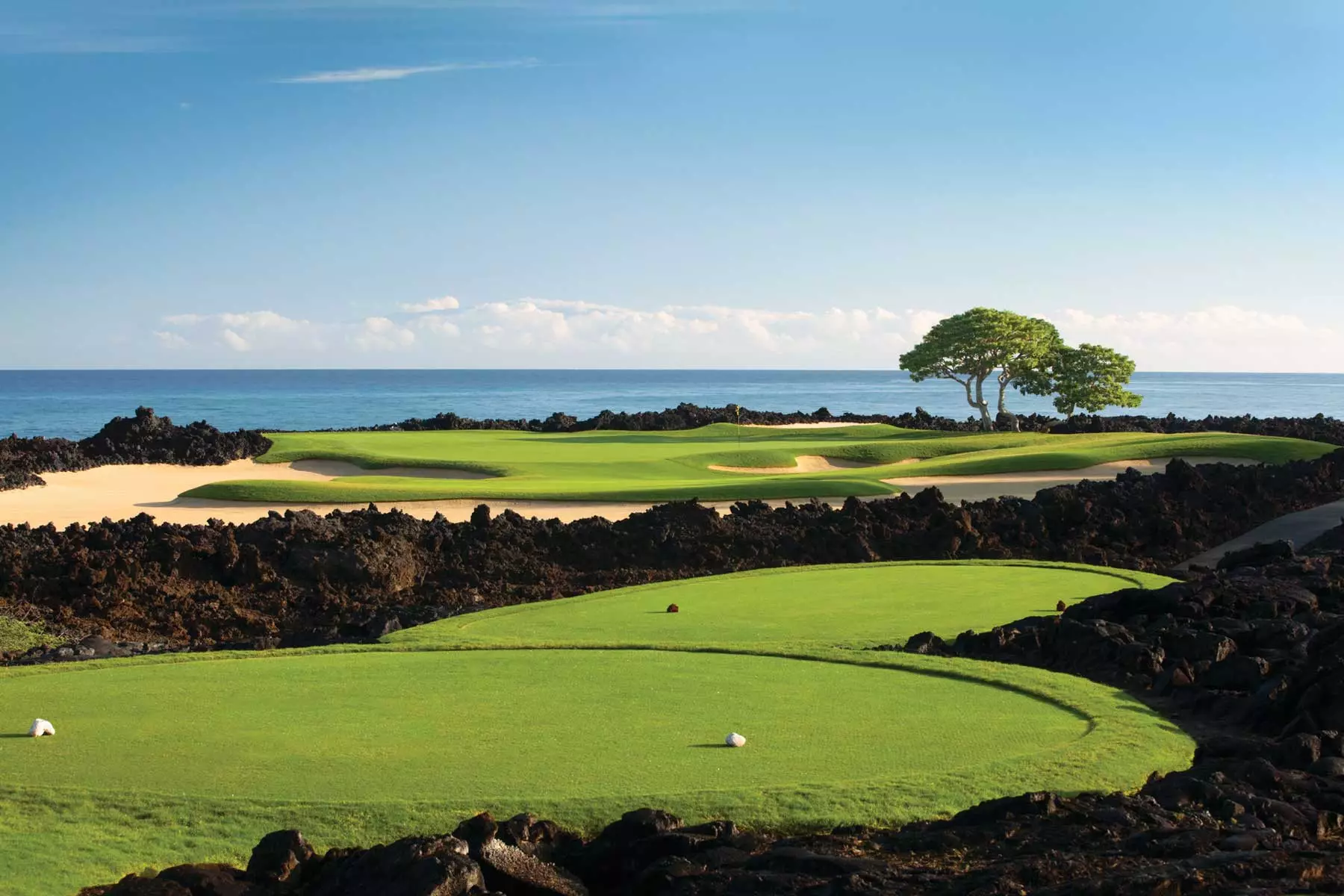 フォーシーズンズリゾートフアラライ、カイルアコナ、ハワイのゴルフヘイル