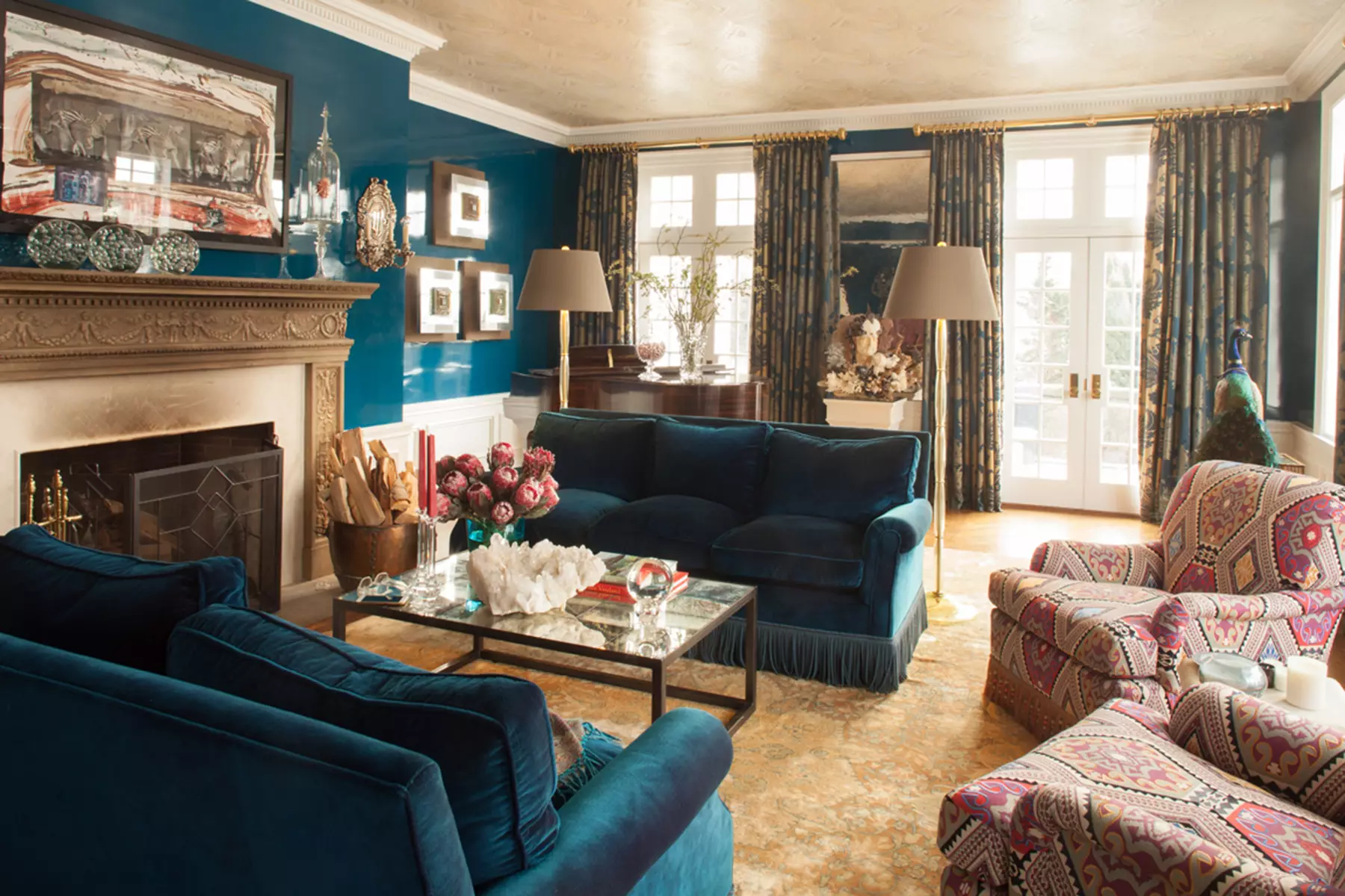 蓝石庄园的客厅