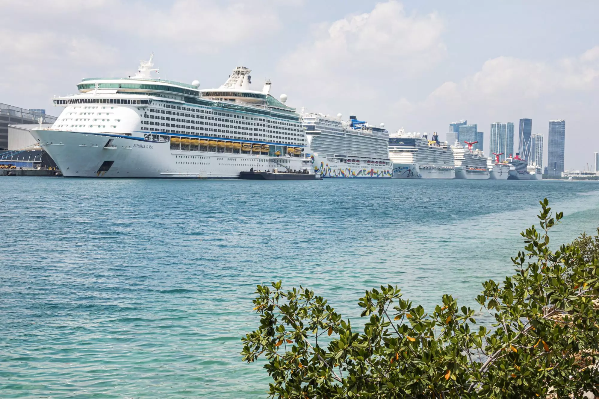 Laray sa mga cruise ship nga midunggo sa Miami