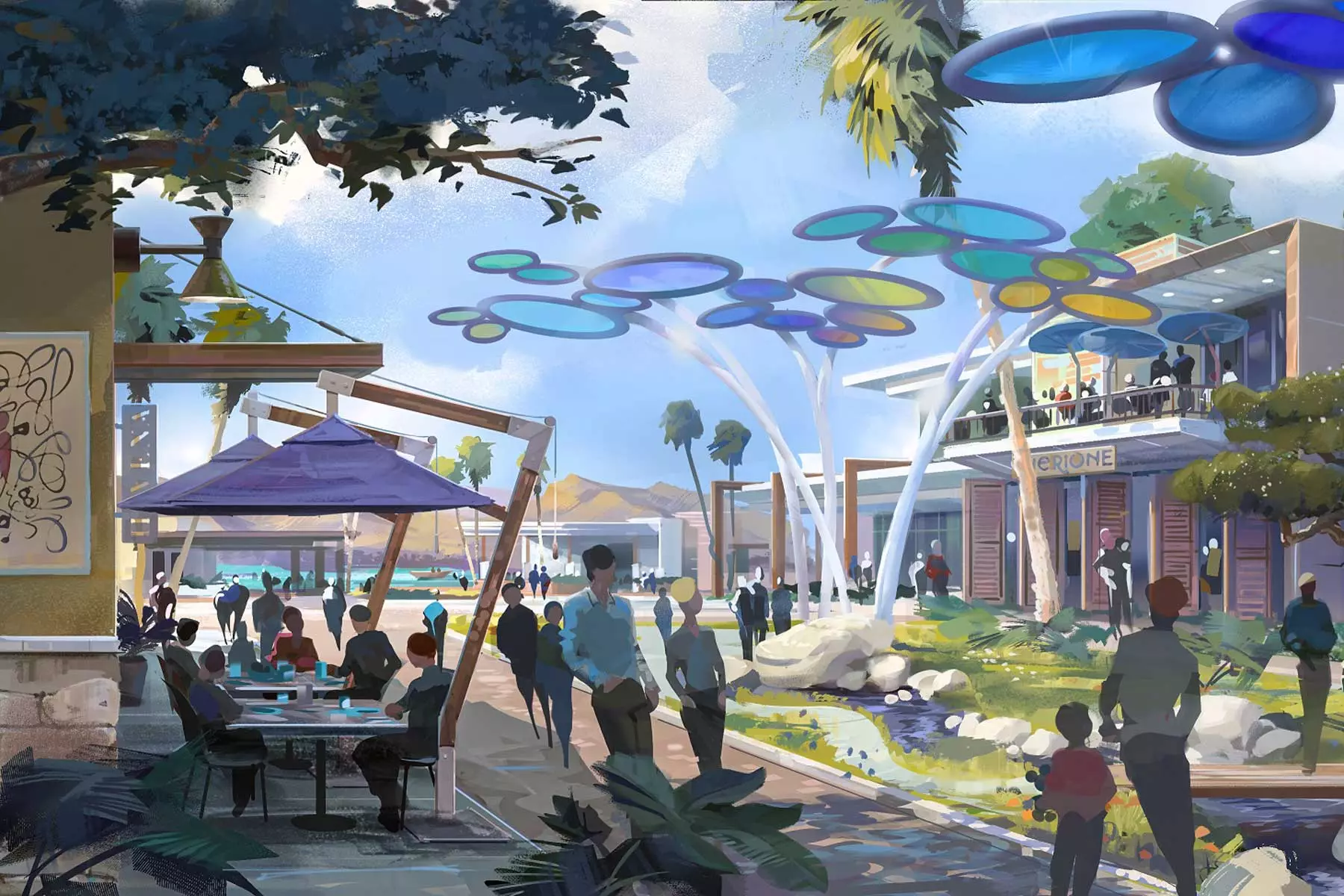 Rendering di Cotino, Story Living Community di Disney