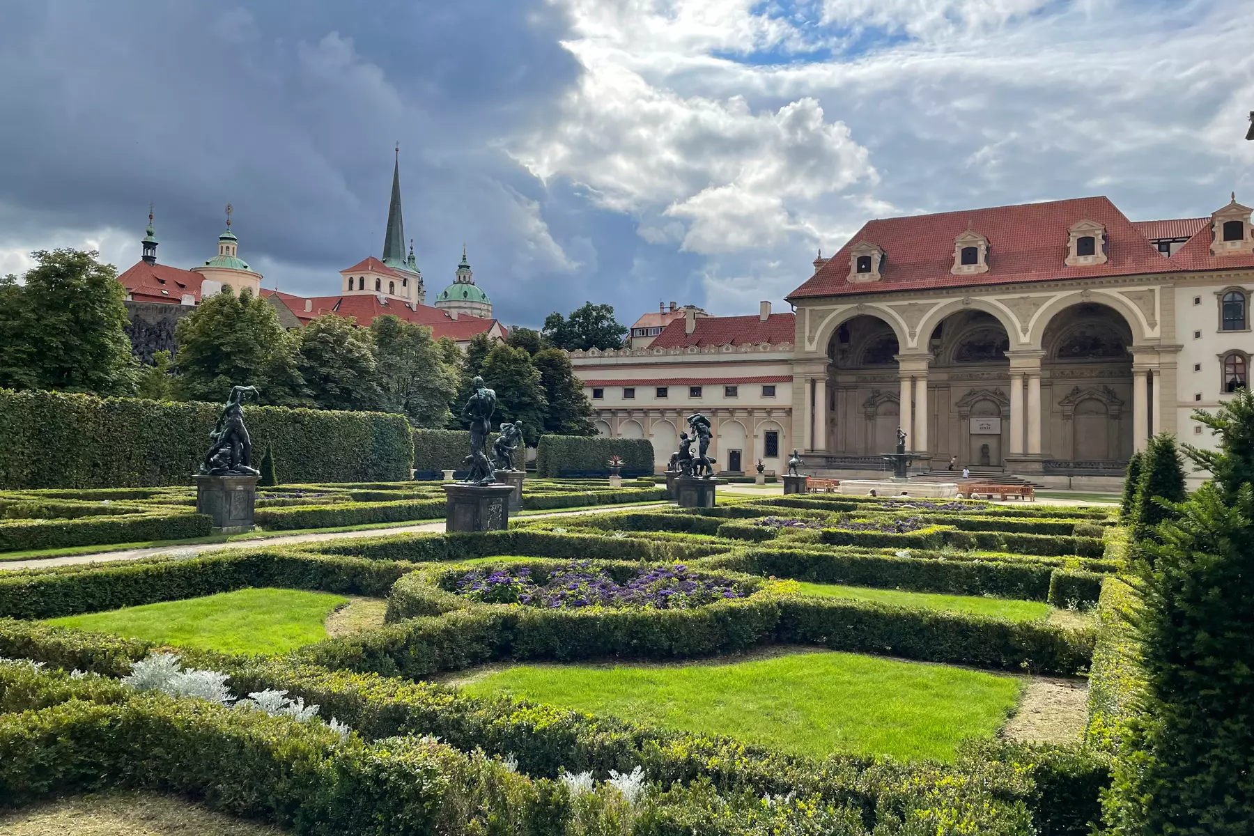 Cảnh thành phố ở Prague trong đại dịch Covid-19