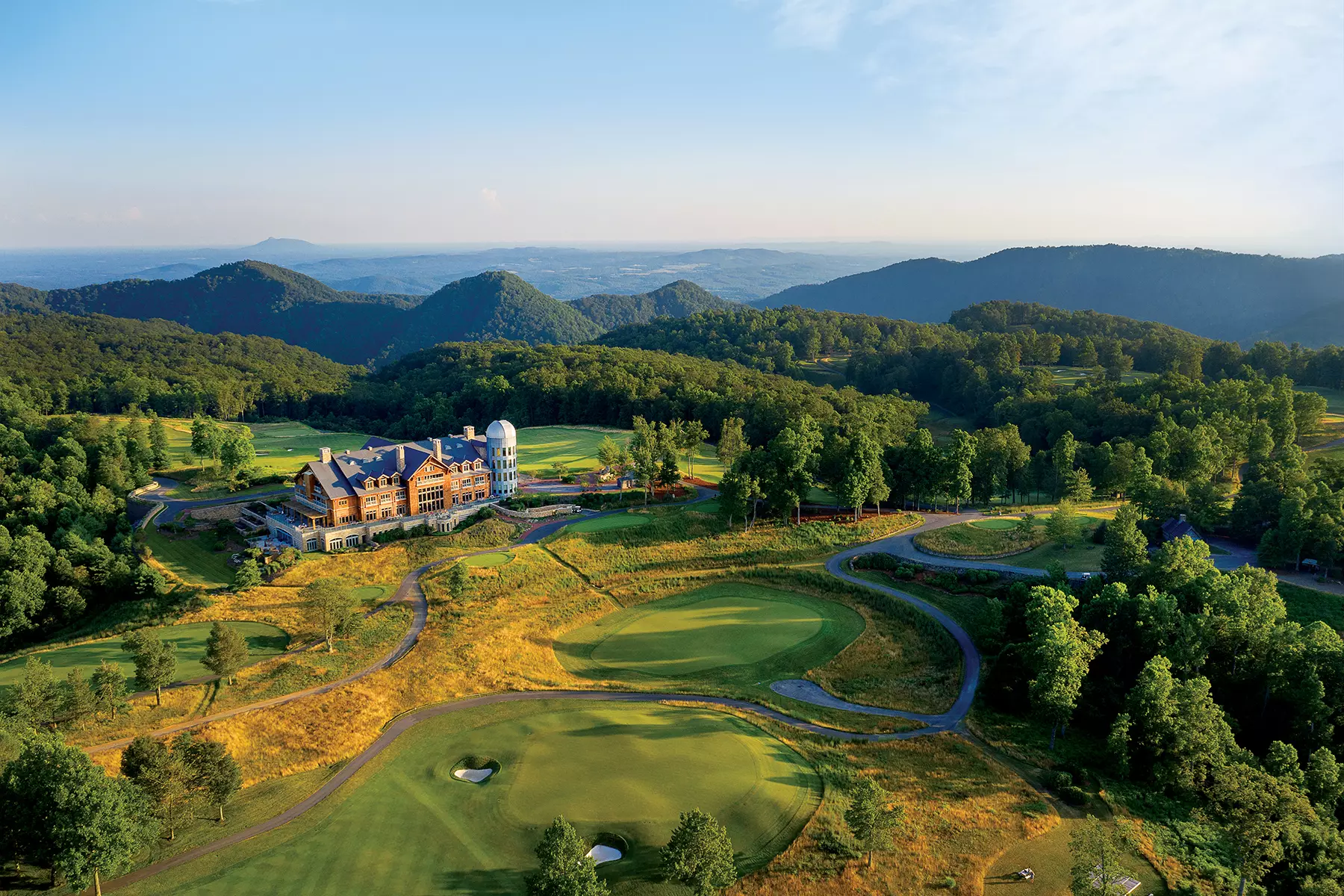 Luftfoto av Primland Resort