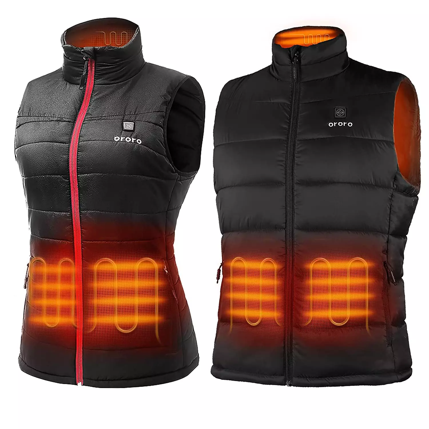 Heated Vest Polar Fleece Lightweight Waistcoat Vest