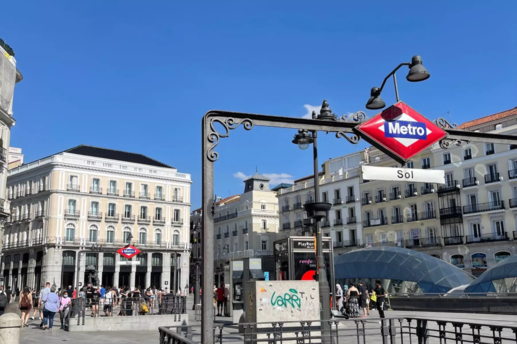 Madriddə metro