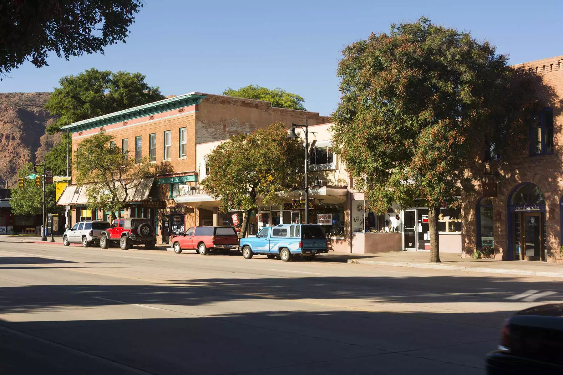 Mainstreet yn Moab, Utah