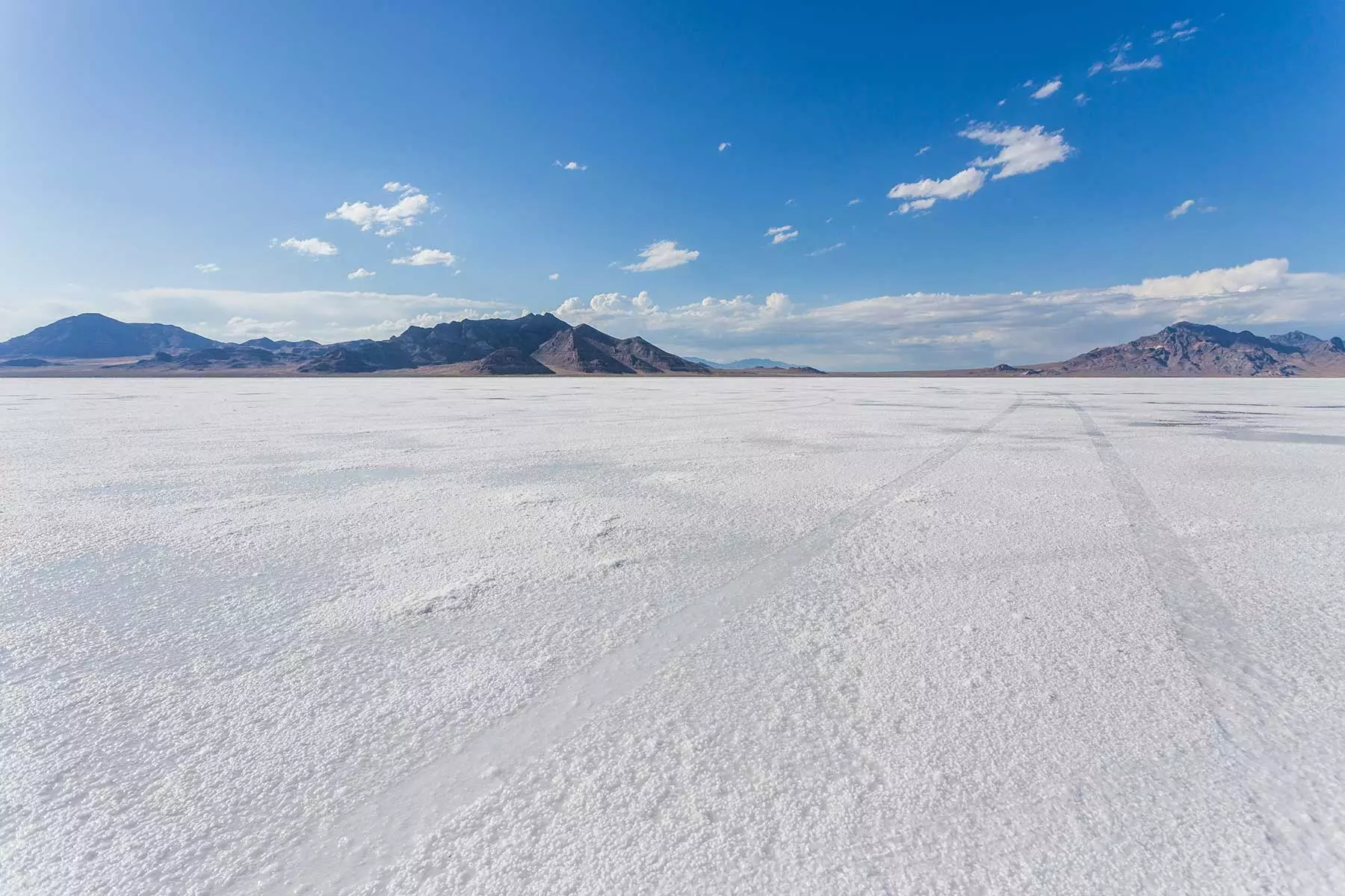 Bonneville Salt Flats yn Utah