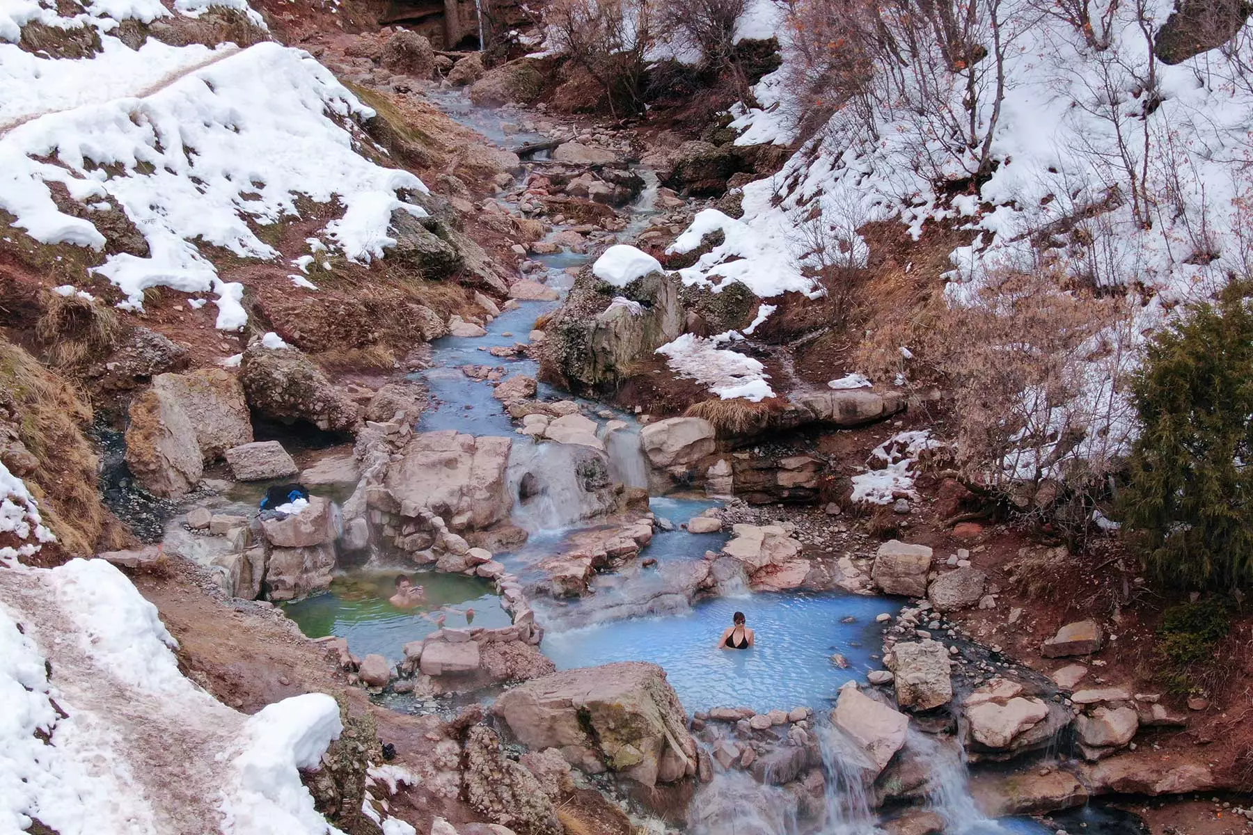 Ruwan Ruwa mai zafi na biyar a Utah