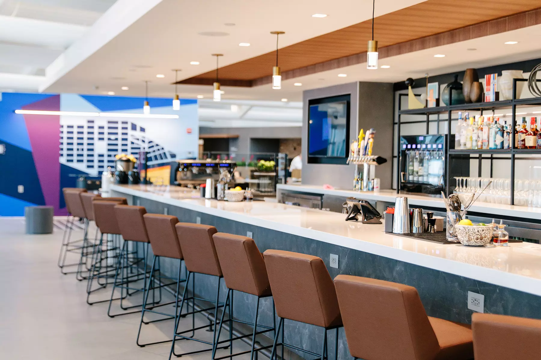 Bar di dalam United EWR C3 United Club