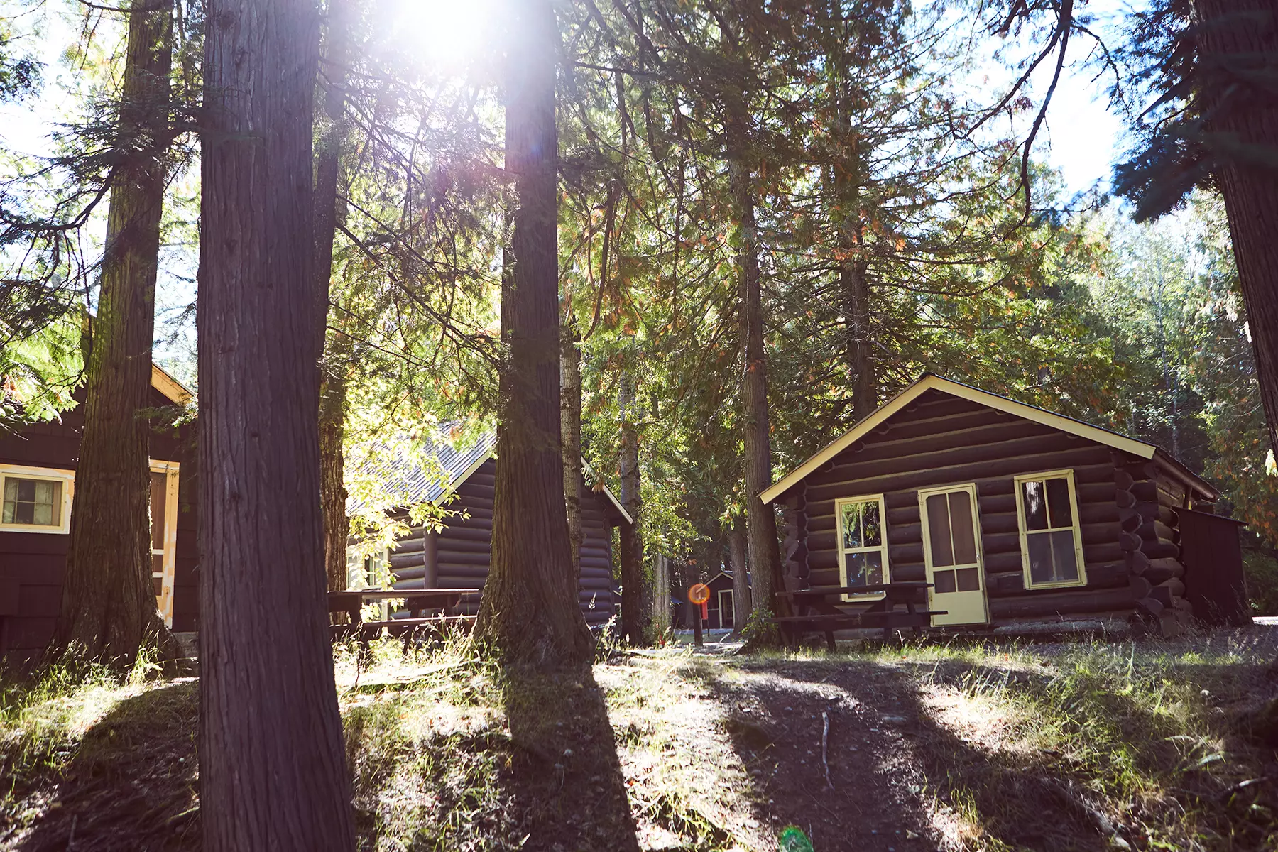 Iwo makabati paApgar Village Lodge & Cabins