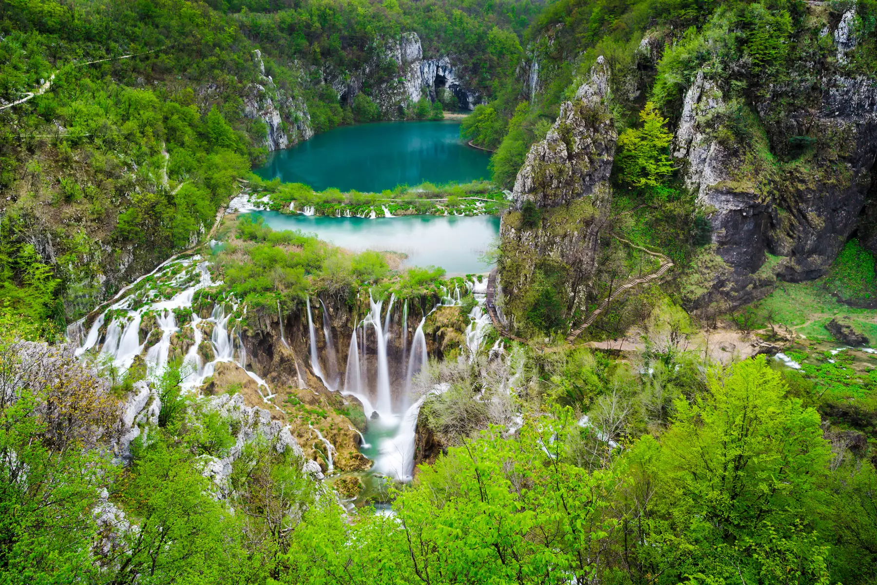 Κροατία, Εθνικό Πάρκο Λιμνών Plitvice, Λίμνες Plitvice