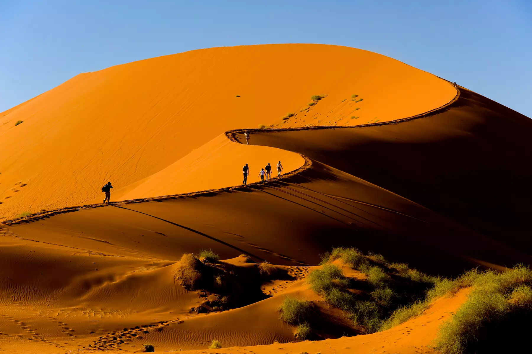 Sossusvlei duna, Naukluft Parke Nazionala, Namibia