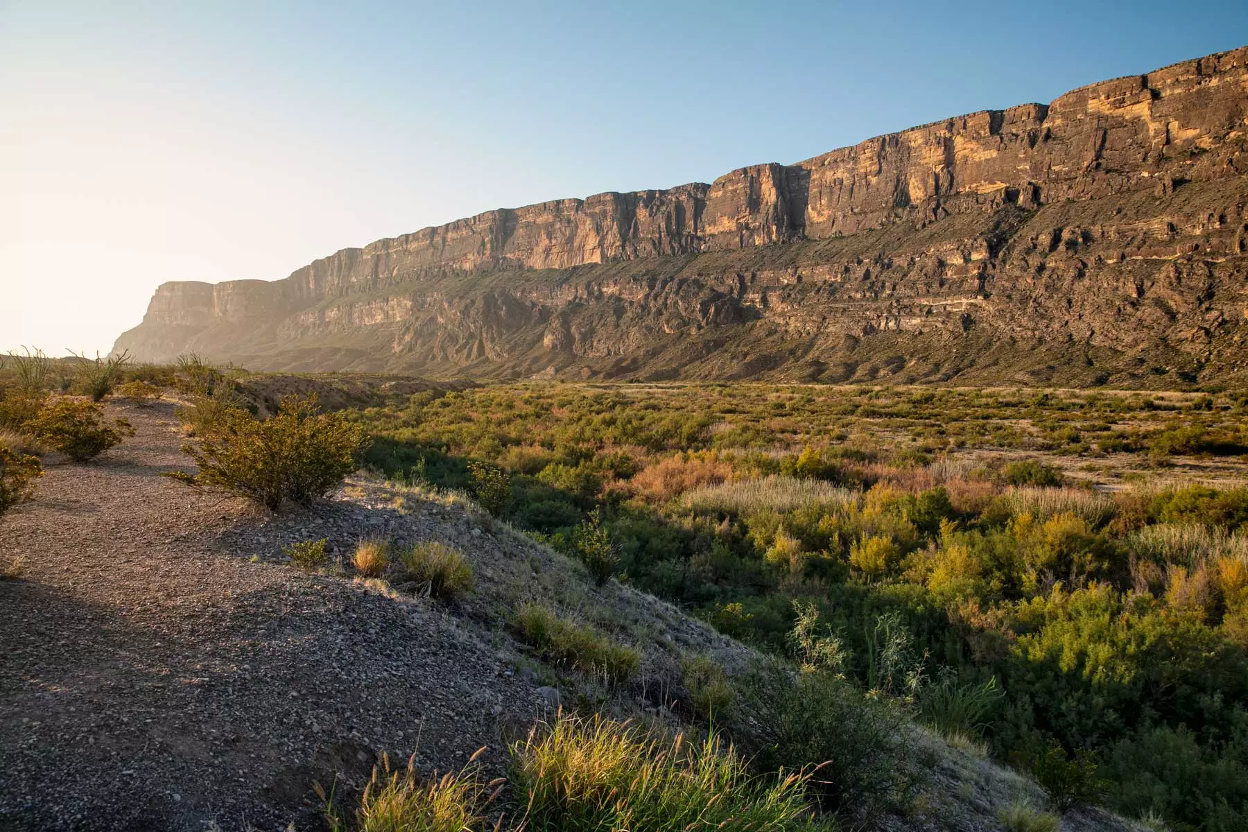 Pogled na zidine kanjona Santa Elena, u Nacionalnom parku Big Bend u Teksasu