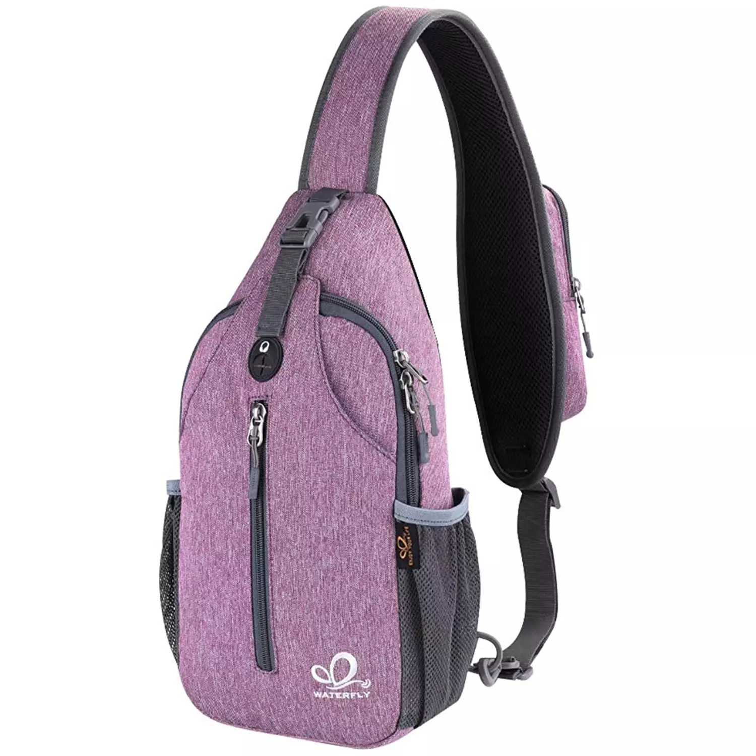 WATERFLY Crossbody Sling mugursoma Sling Bag Ceļojumu pārgājienu lādes soma Dienassoma