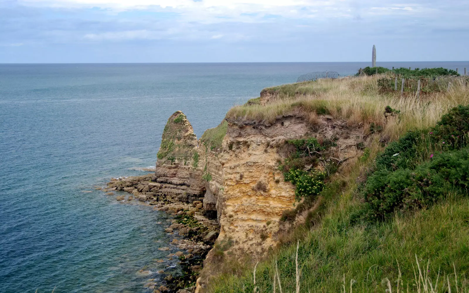 La costa de Normandia a França