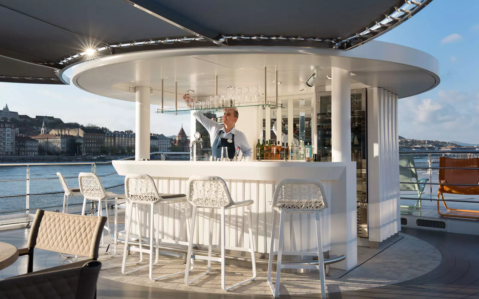 Bar panoramique de Crystal Cruise