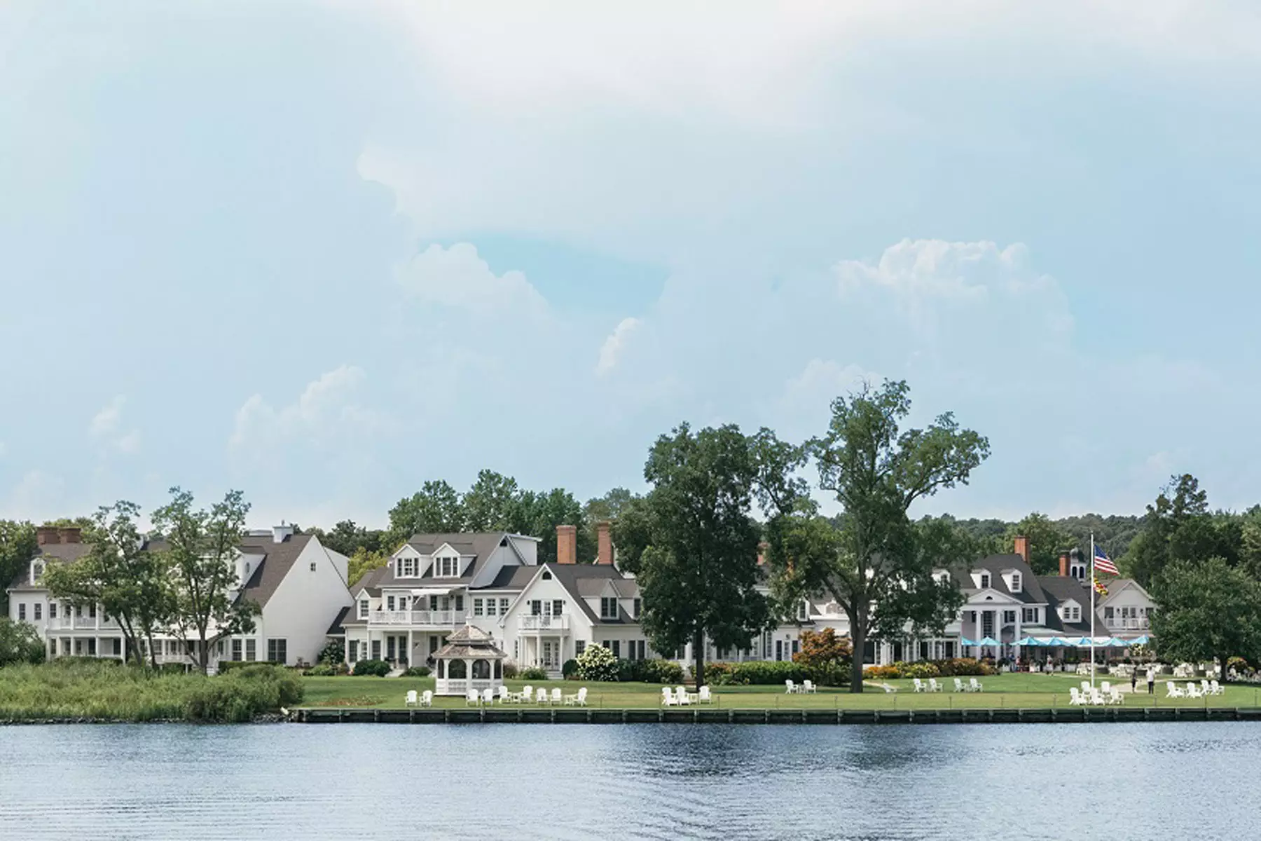 L'Inn at Perry Cabin dall'acqua