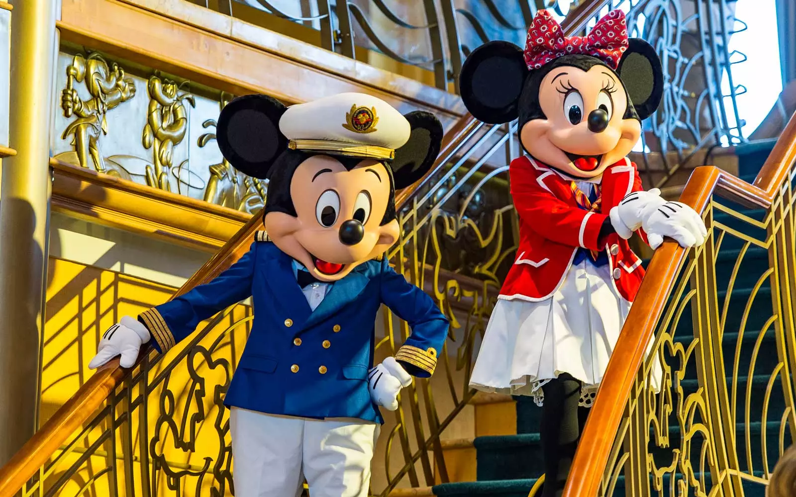 Mickey és Minnie a Disney Wonder Cruise-on New Orleansba