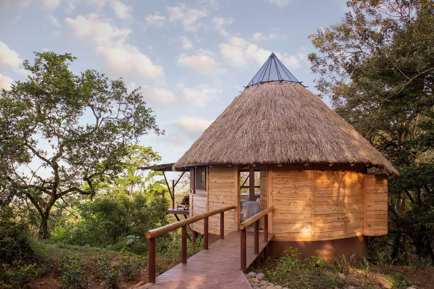 A cabana de spa do Origins Lodge, na Costa Rica