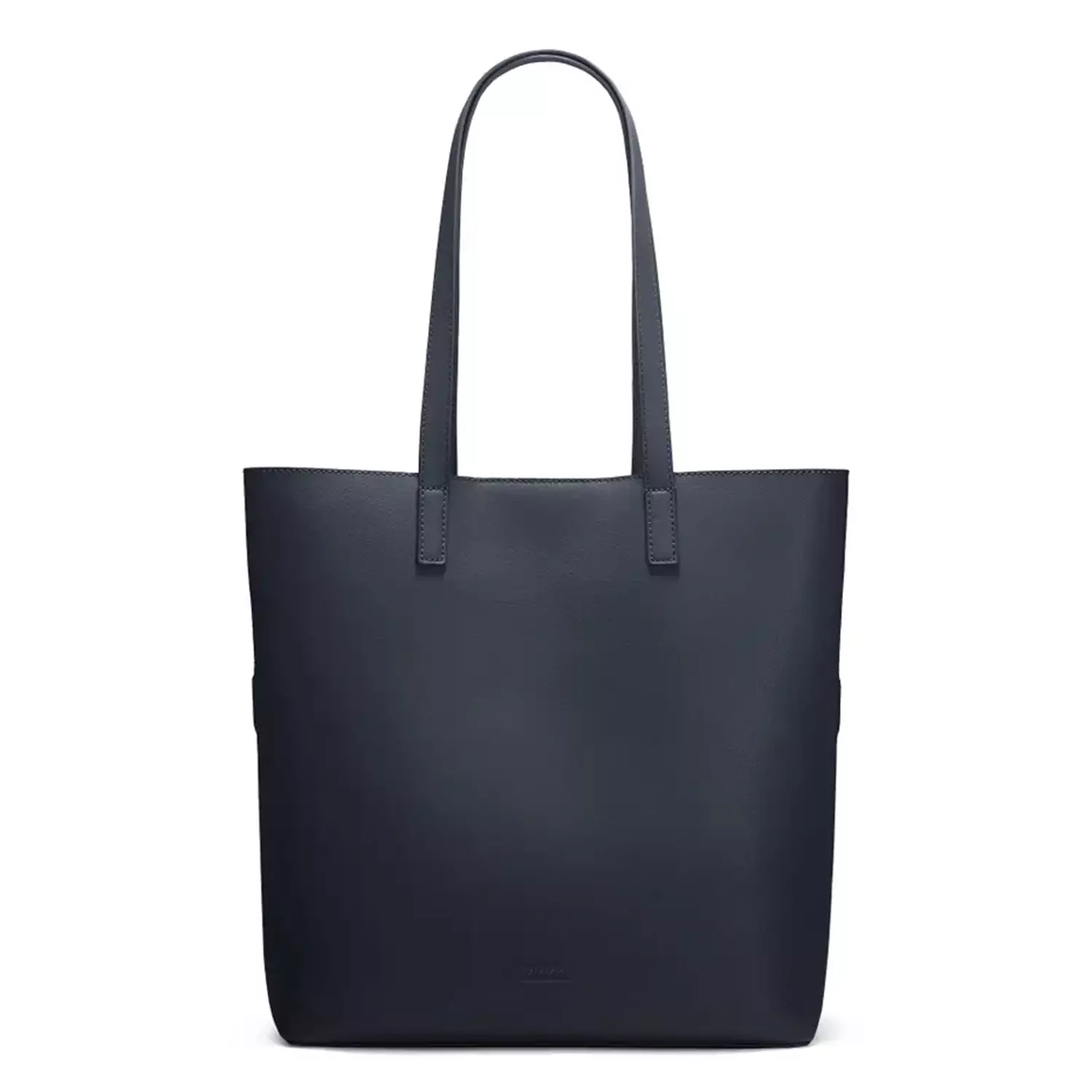 Away The Longitude Tote ทำจากหนังสีน้ำเงิน