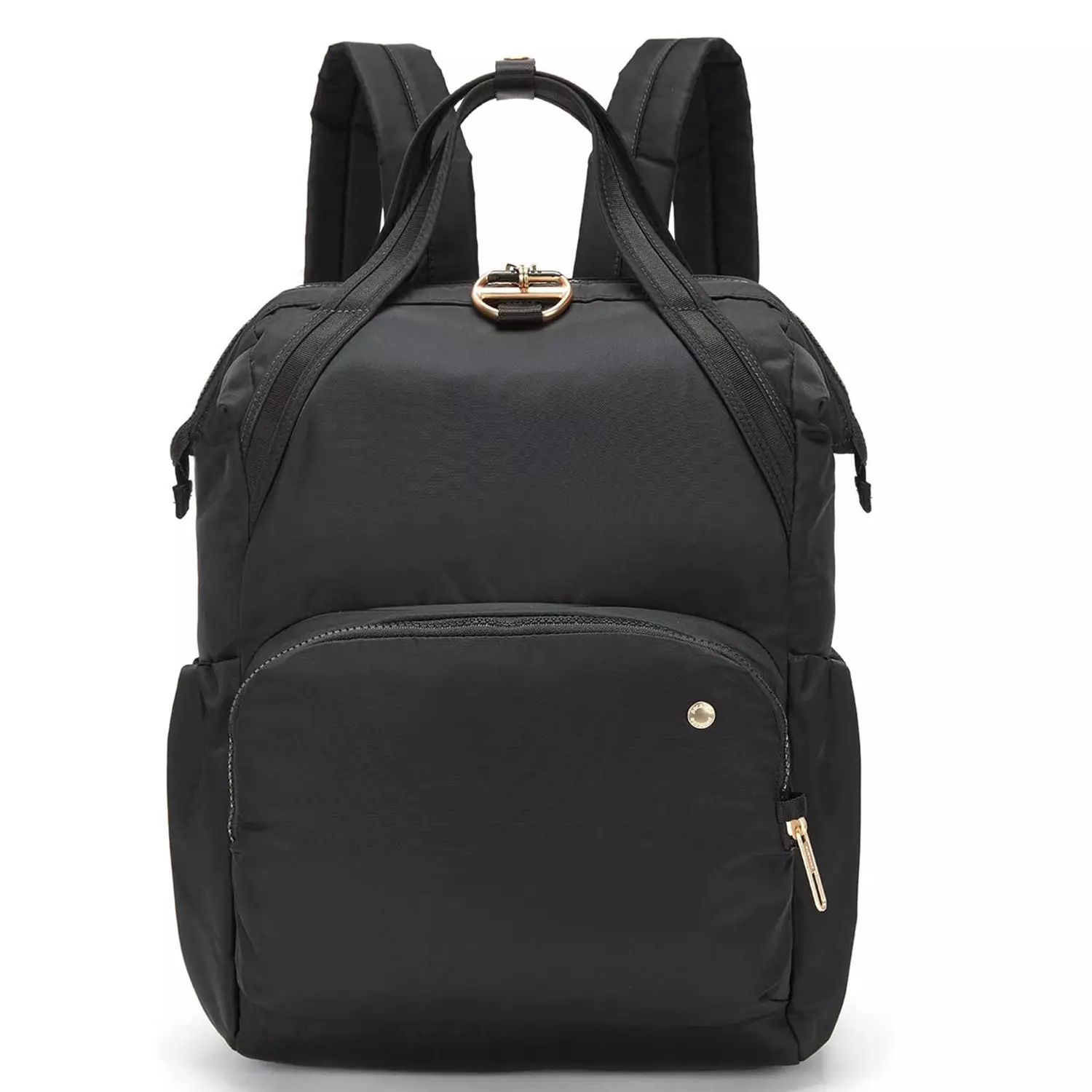 PacSafe Women's Citysafe CX 17L Anti Theft Backpack-Fits 16 လက်မ MacBook Pro၊ အနက်ရောင်၊