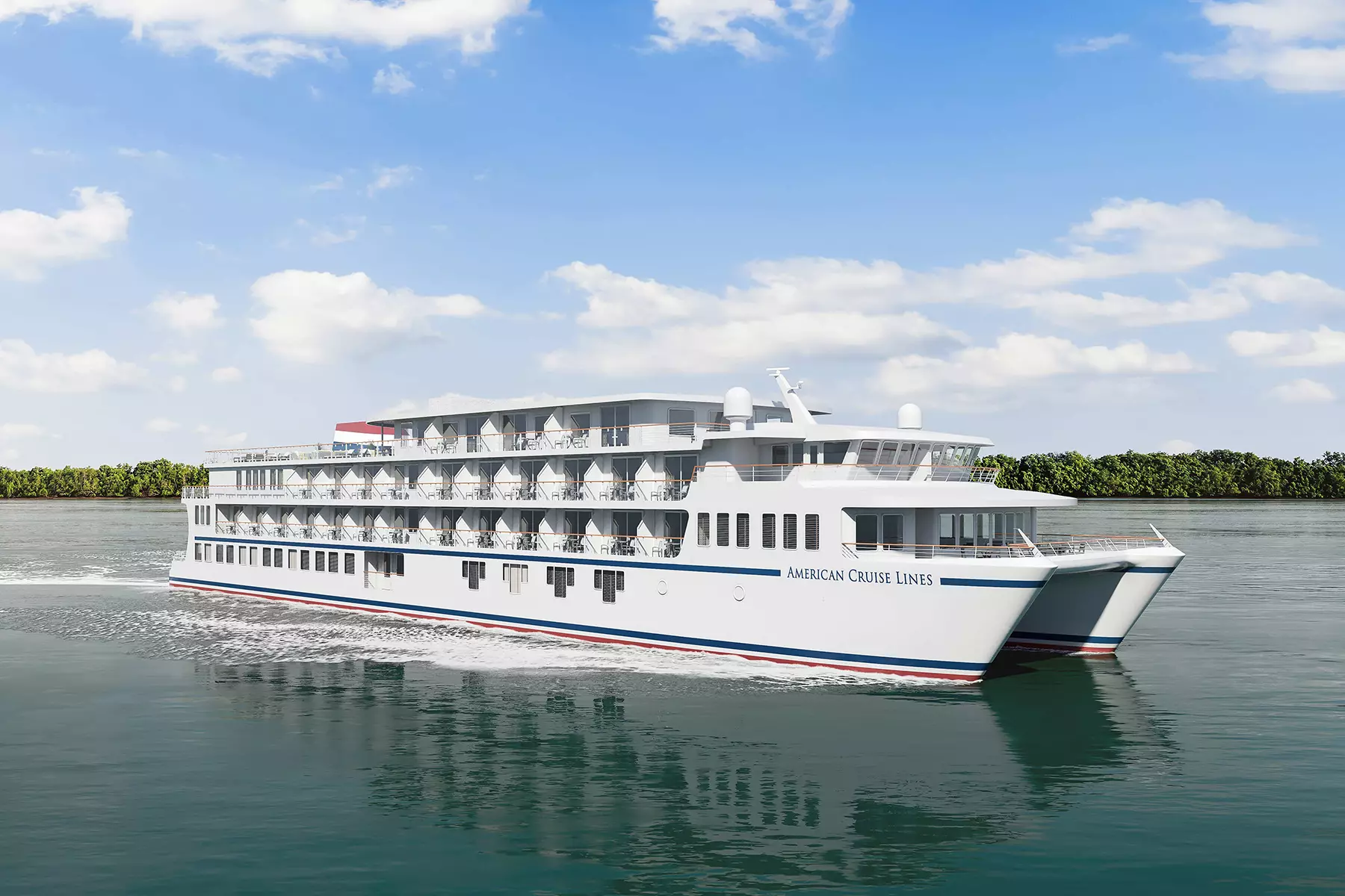 Eksterior Project Blue saka American Cruise Lines