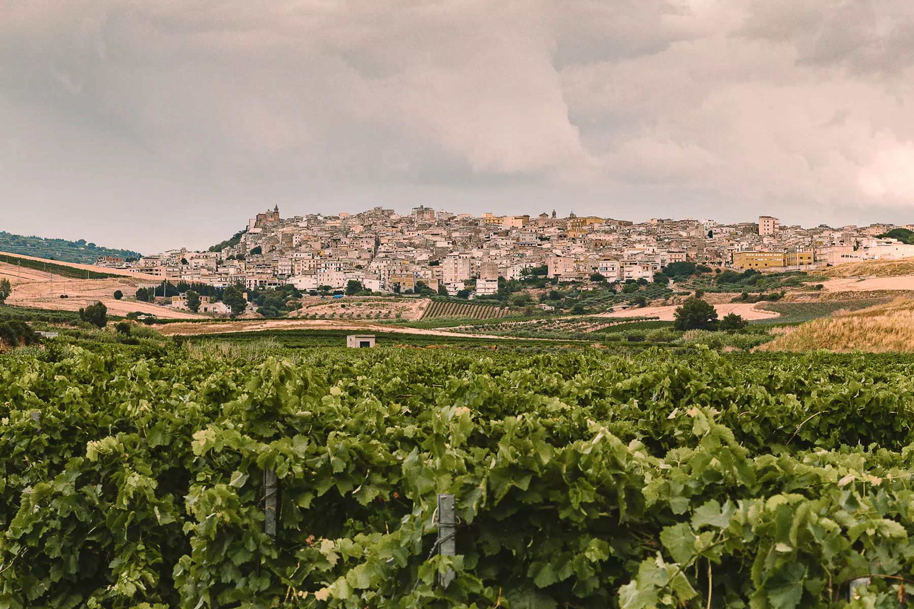 Landschapsmening van Sambuca Italië