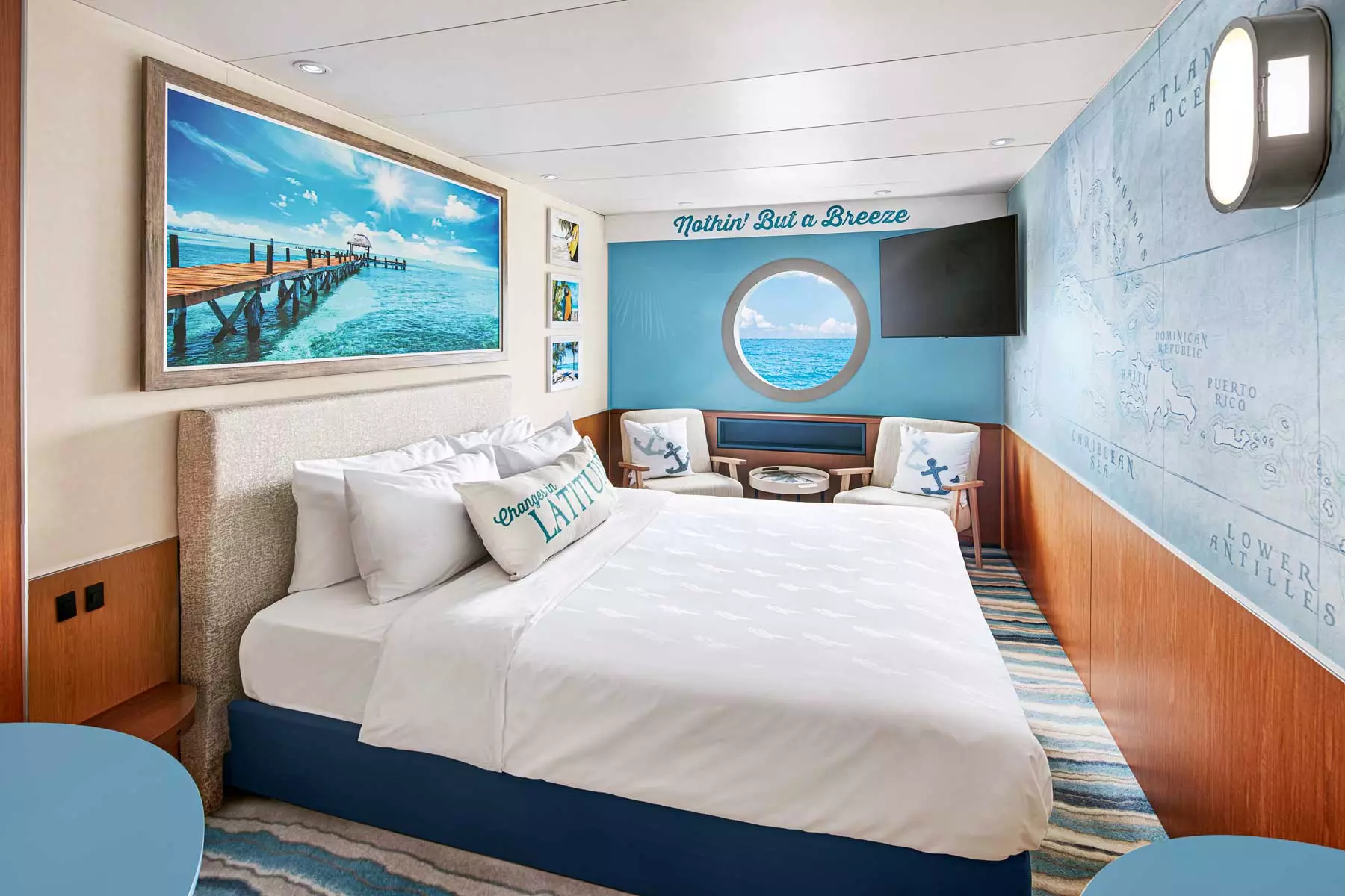 Ang mga rendering sa Margaritaville cruise ship ni Jimmy Buffet