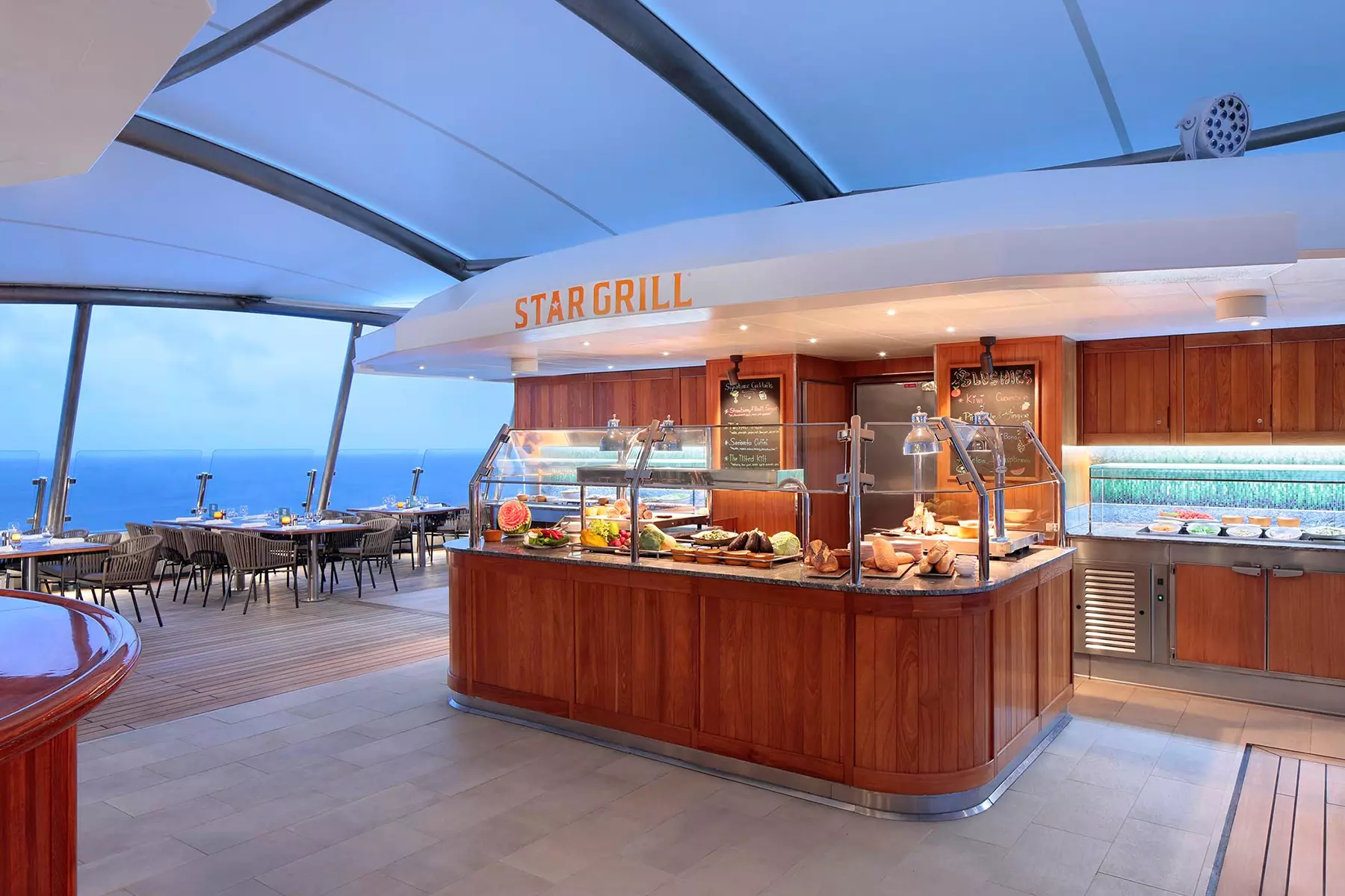 Star Grill na palube Windstar Star Breeze