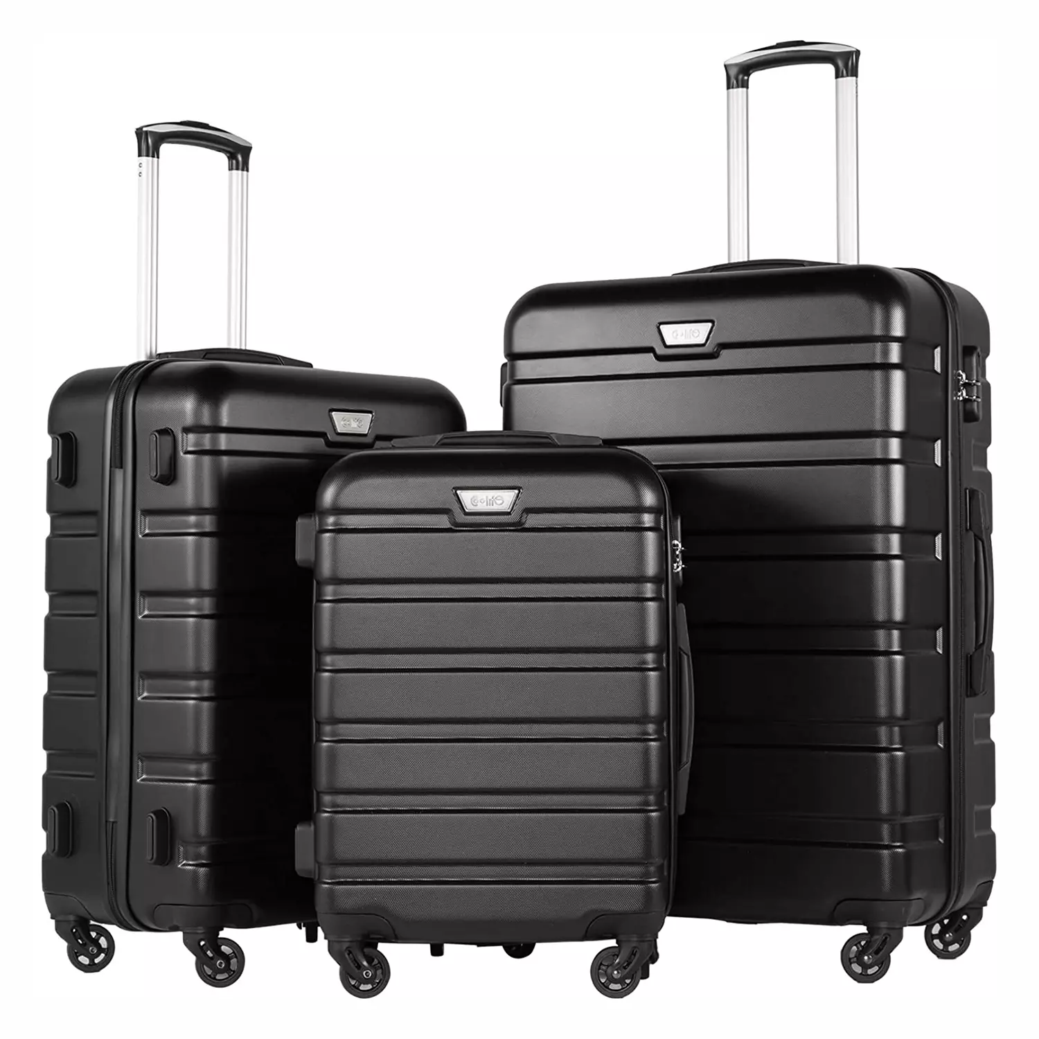 Ensemble de 3 bagages Coolife en noir